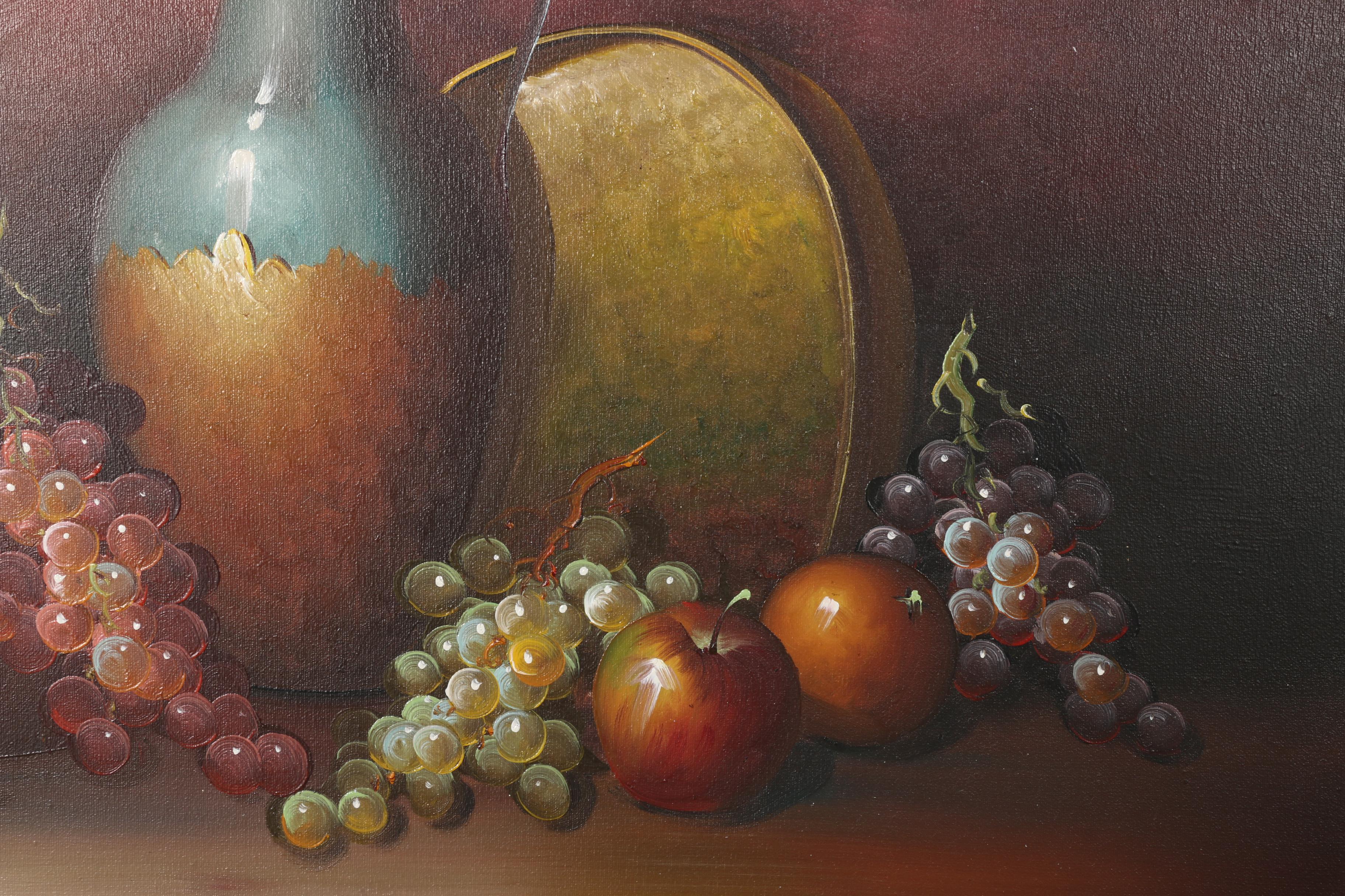 Original Oil on Canvas Still Life | EBTH