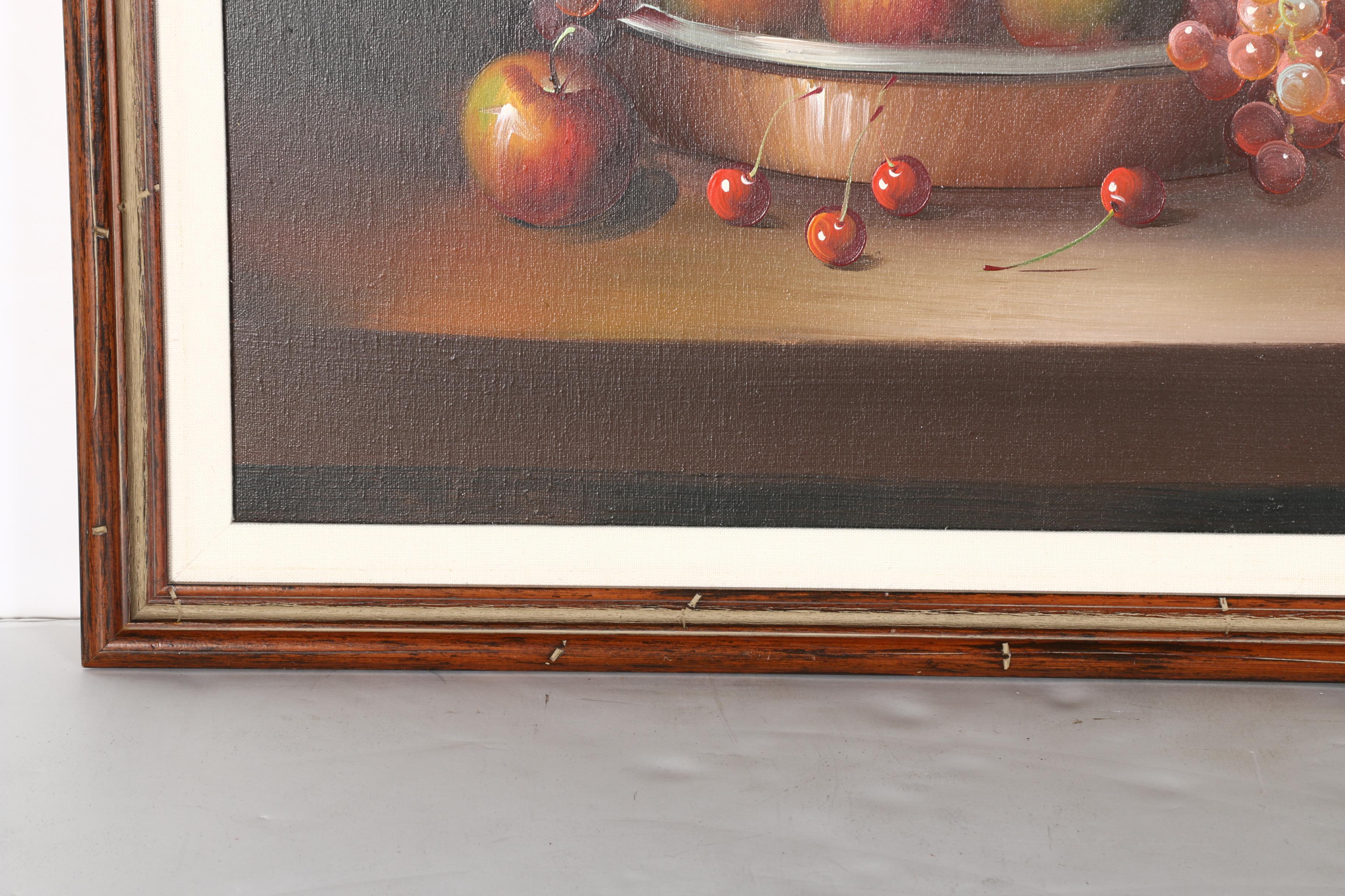 Original Oil on Canvas Still Life | EBTH