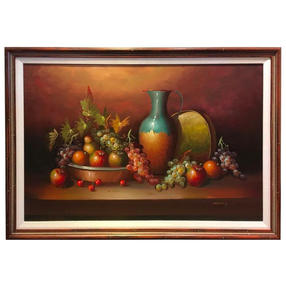 Original Oil on Canvas Still Life | EBTH