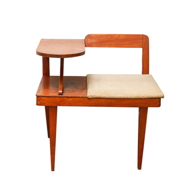 Mid Century Modern Phone Bench | EBTH