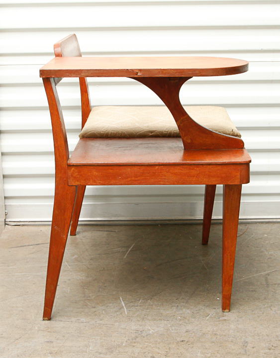 Mid Century Modern Phone Bench | EBTH