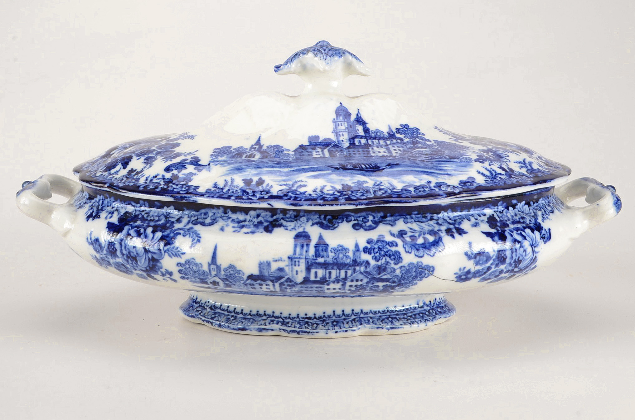 Flow Blue Transferware Pieces | EBTH