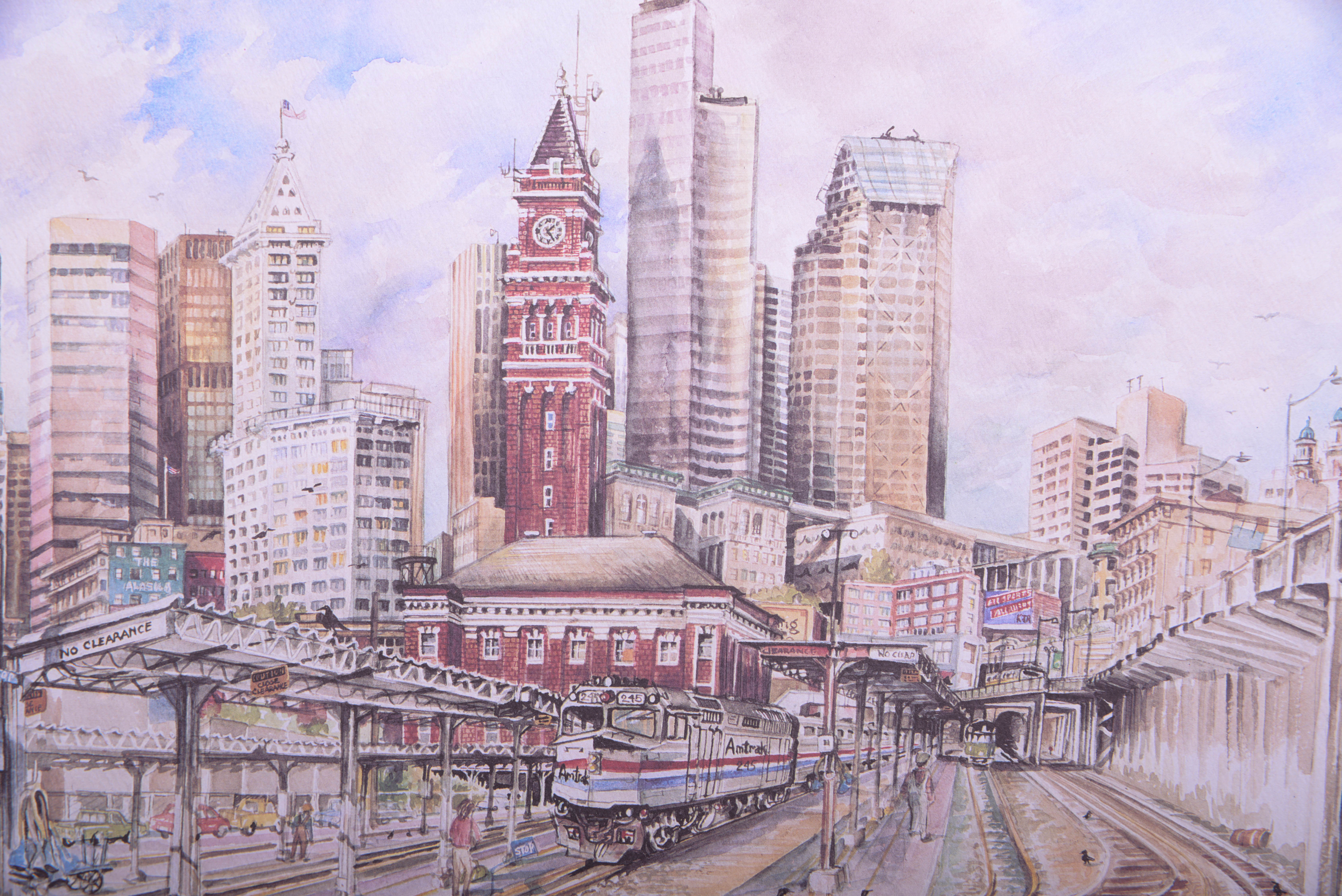 Clementson Reproduction Print of King Street Station | EBTH