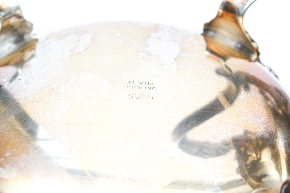 Alvin Sterling Silver Coffee and Tea Service and More | EBTH