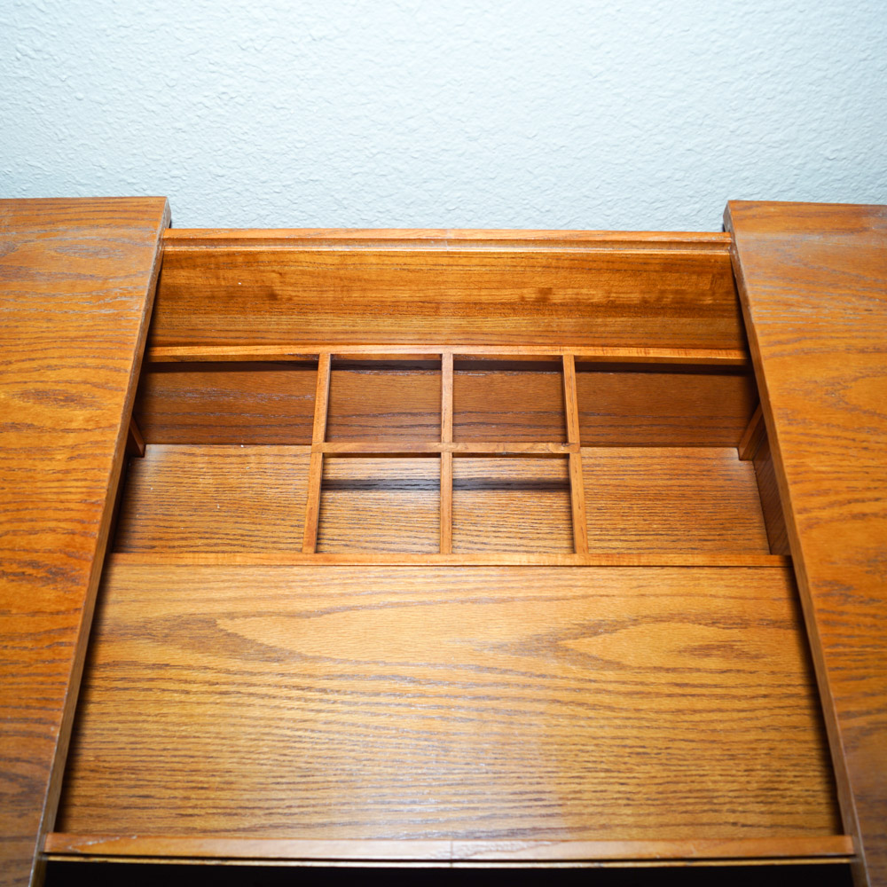 Contemporary Mission Style Bar Cabinet | EBTH