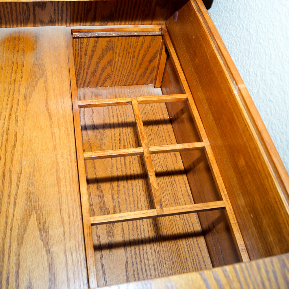 Contemporary Mission Style Bar Cabinet | EBTH