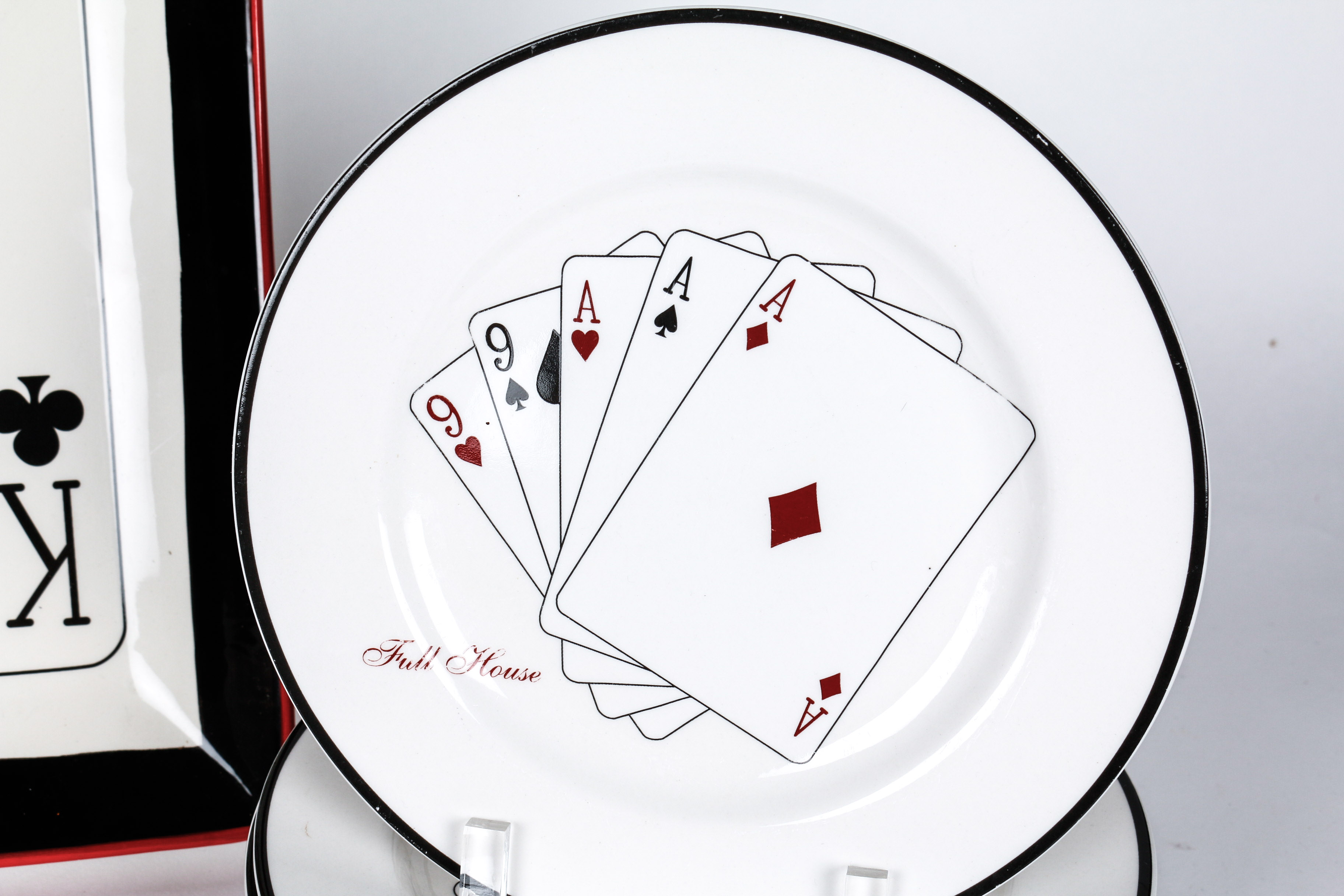 Set of American Atelier Playing Card Porcelain | EBTH