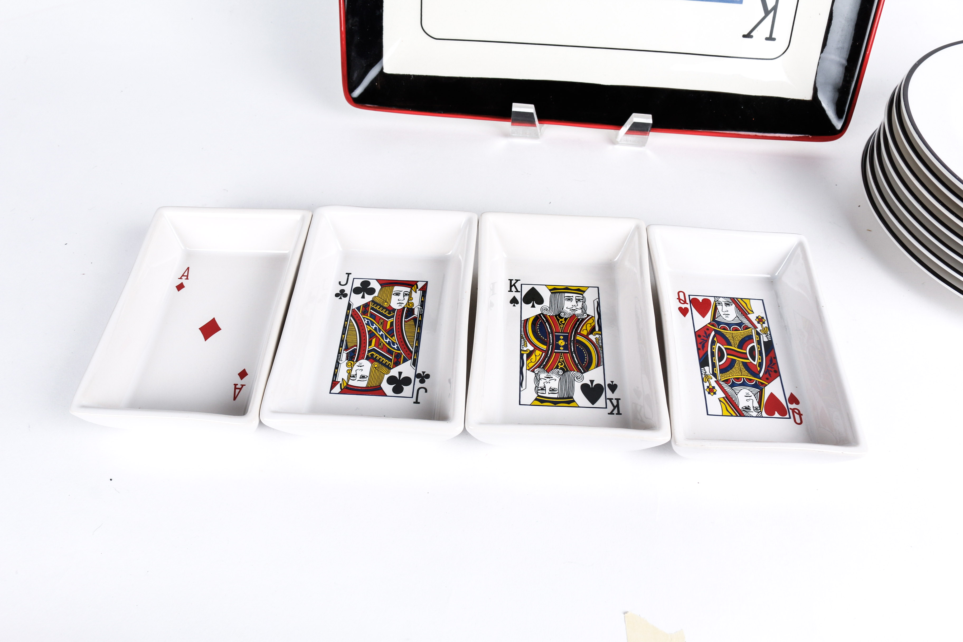 Set of American Atelier Playing Card Porcelain | EBTH