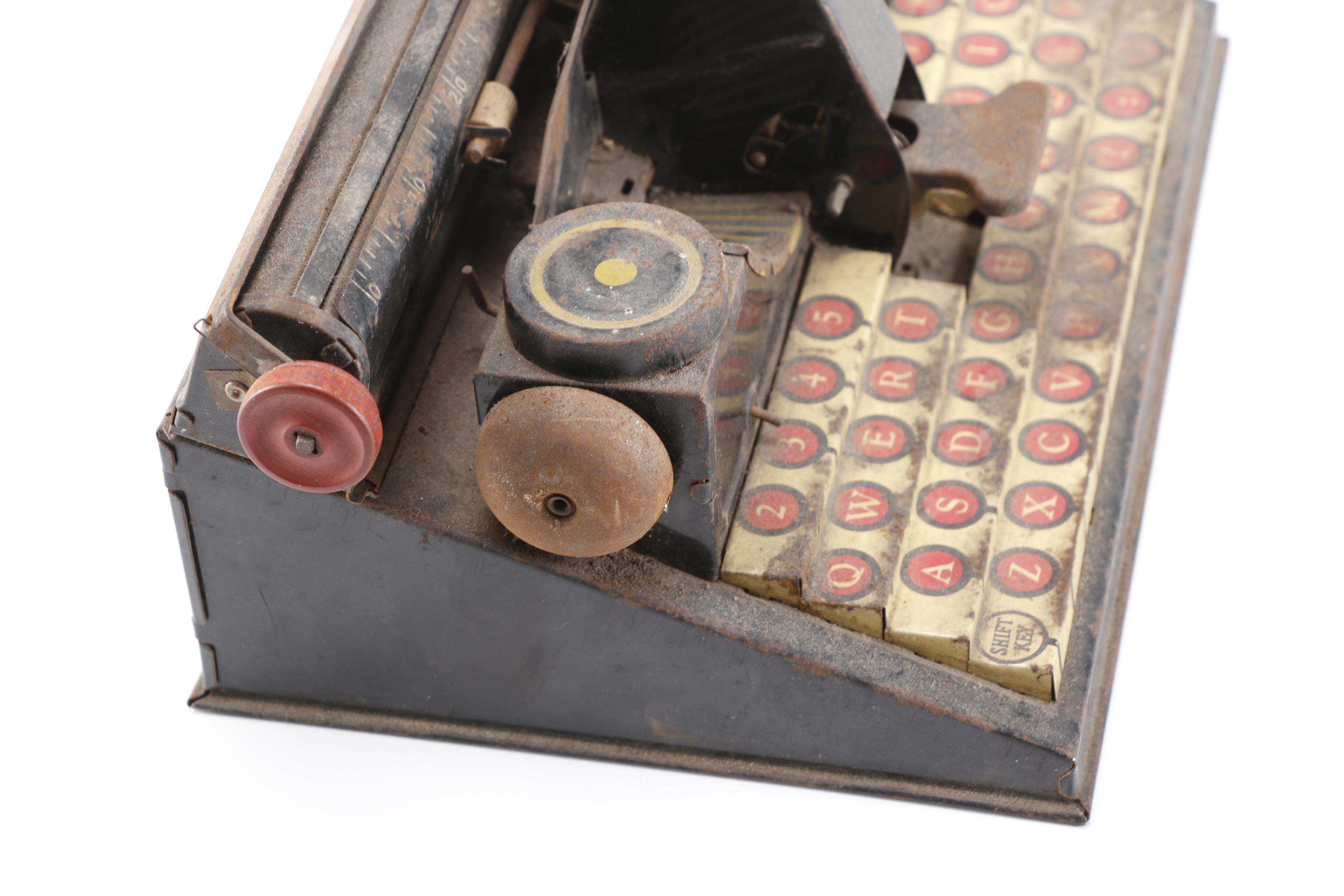 Tin Marx De-Luxe Dial Typewriter Toy | EBTH