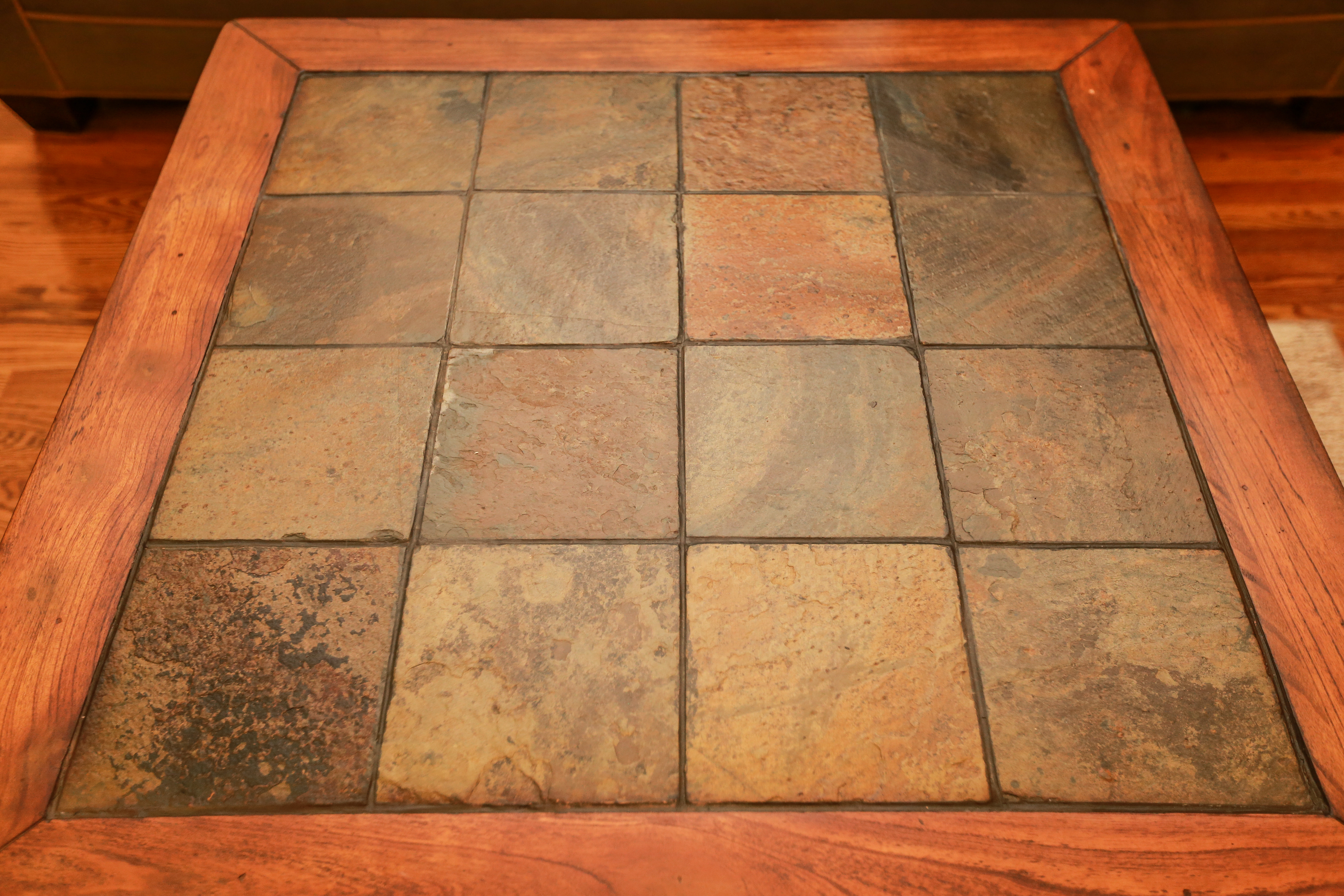 Contemporary Slate Tile Coffee Table | EBTH