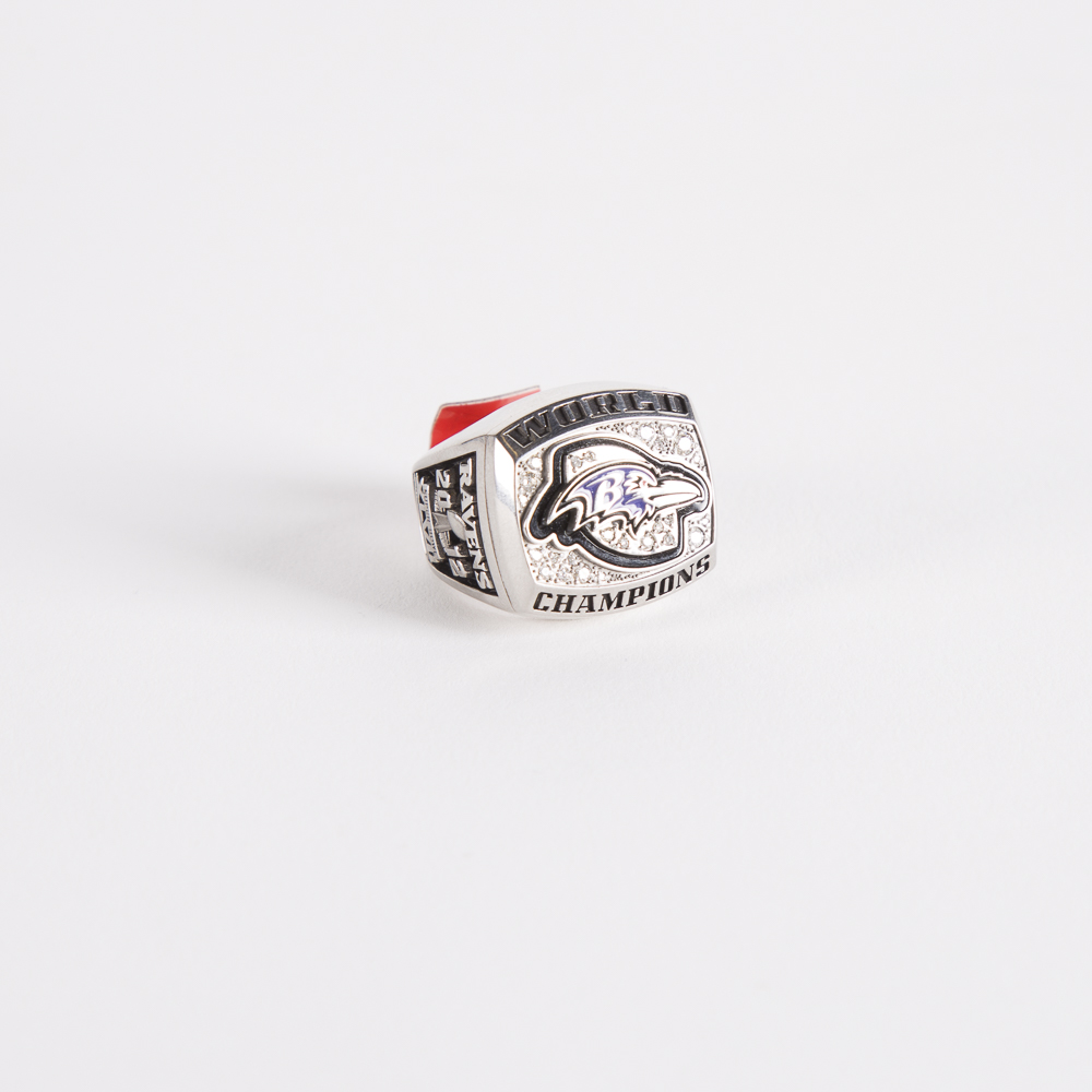 Jostens Commemorative Ravens 2012 Super Bowl Lustrium and Diamond Ring ...