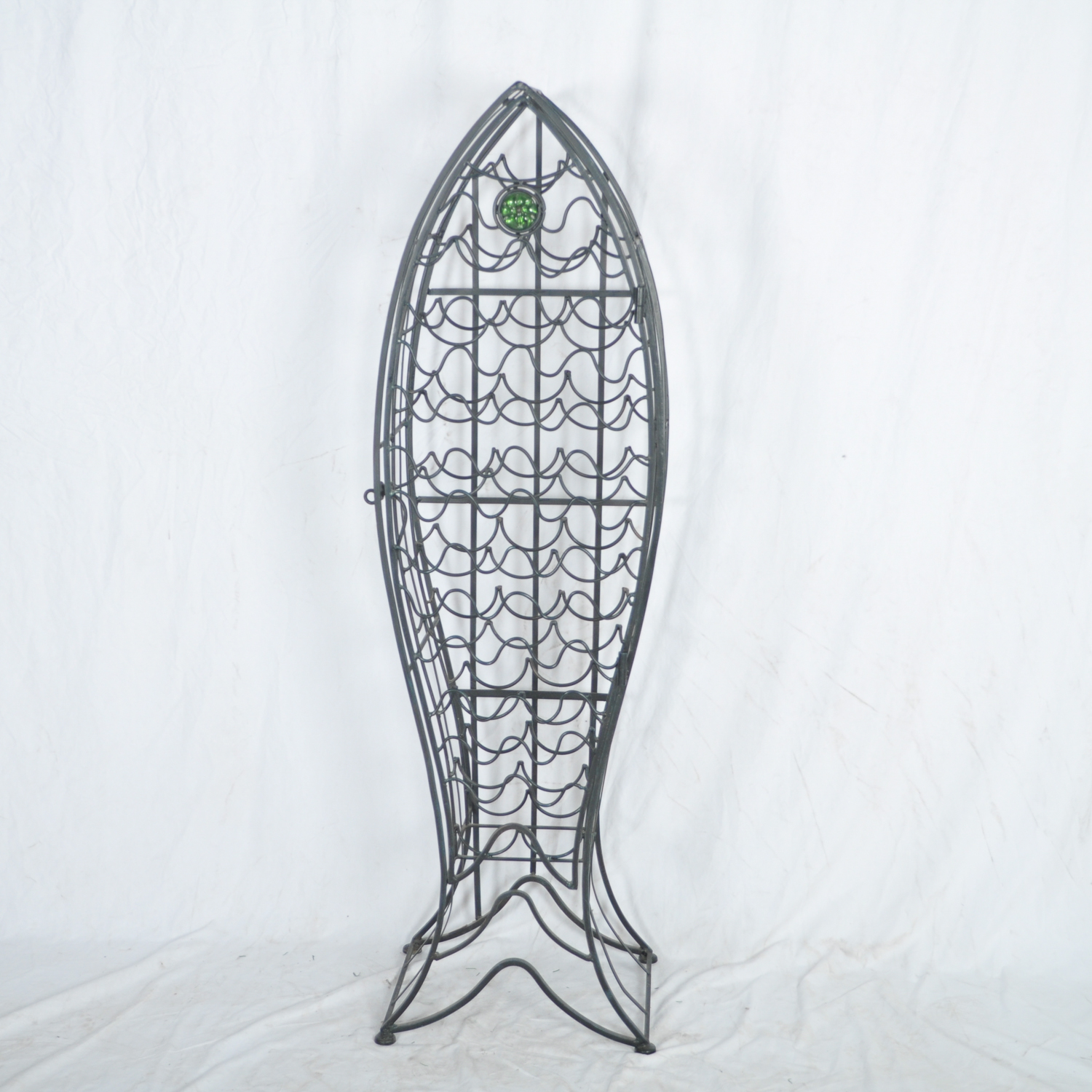 Fish-Shaped Iron Wine Rack | EBTH