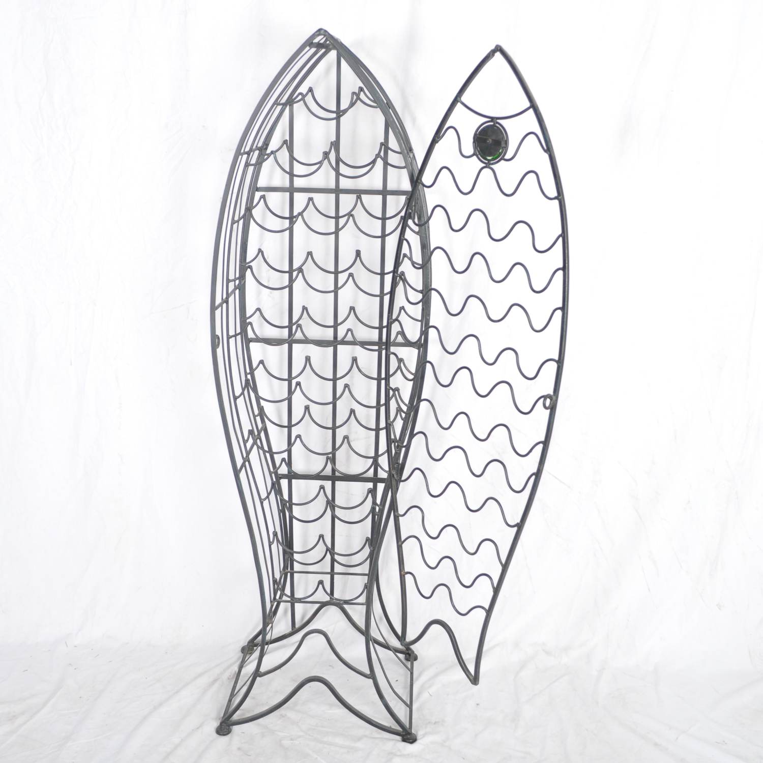 Fish-Shaped Iron Wine Rack | EBTH