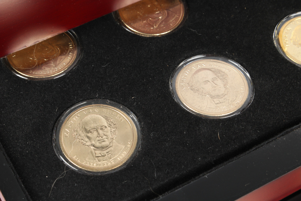 CSN Mint Presidential Dollars in Display Chest | EBTH