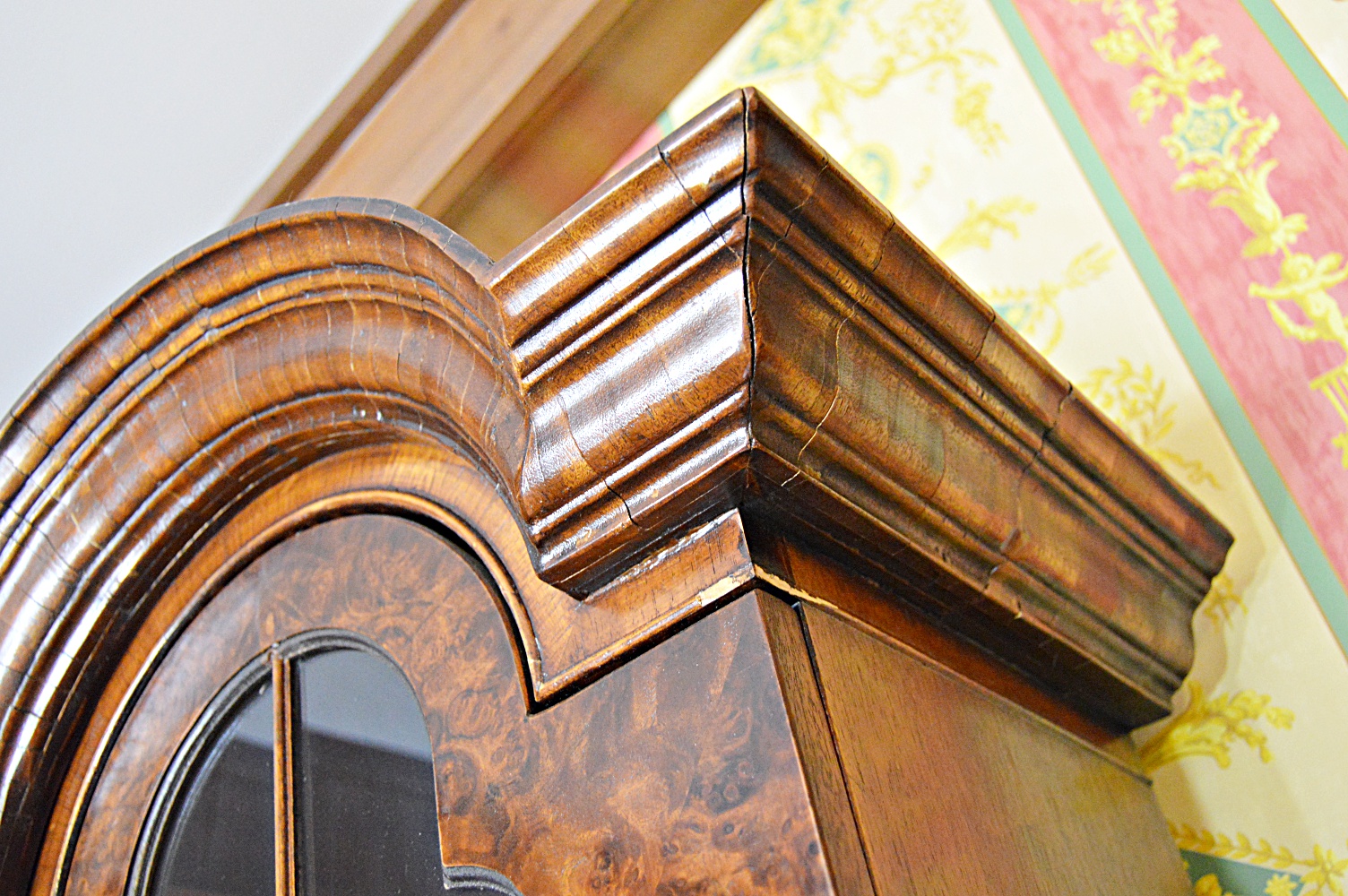 Georgian Style Double Arched Cornice Walnut Secretary | EBTH