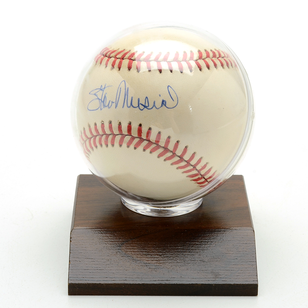 Stan Musial Signed Baseball Visual COA | EBTH