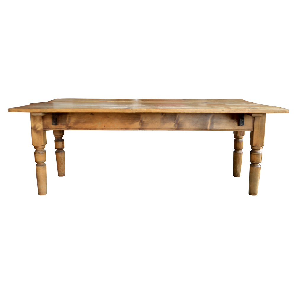 Country Sheraton Style Pine Coffee Table | EBTH