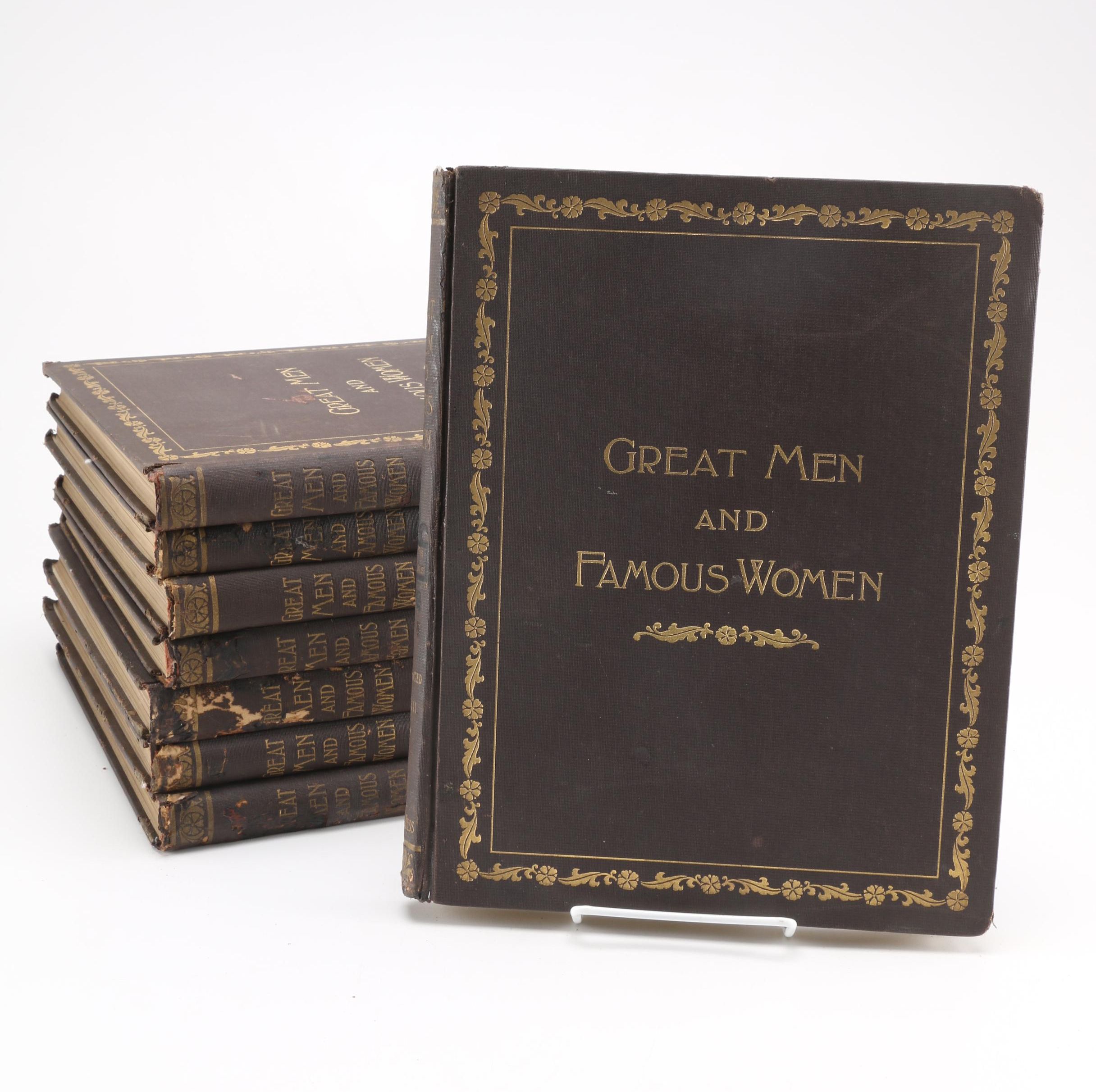 1894 "Great Men and Famous Women" Book Collection | EBTH