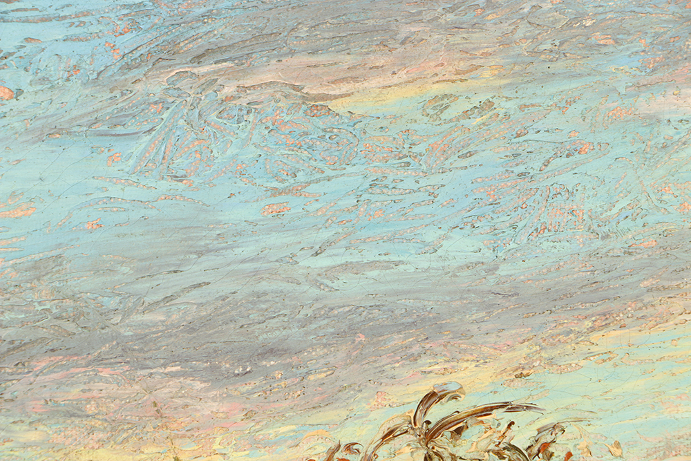 John Earhart Oil Painting on Canvas Board of Landscape | EBTH