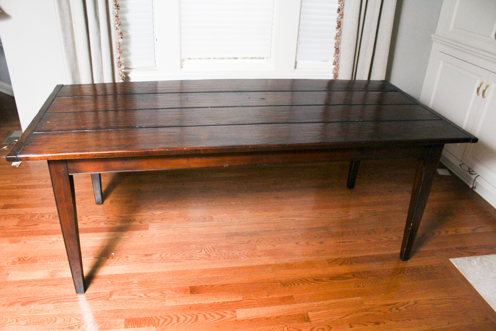 Rustic Amish Farmhouse Table | EBTH