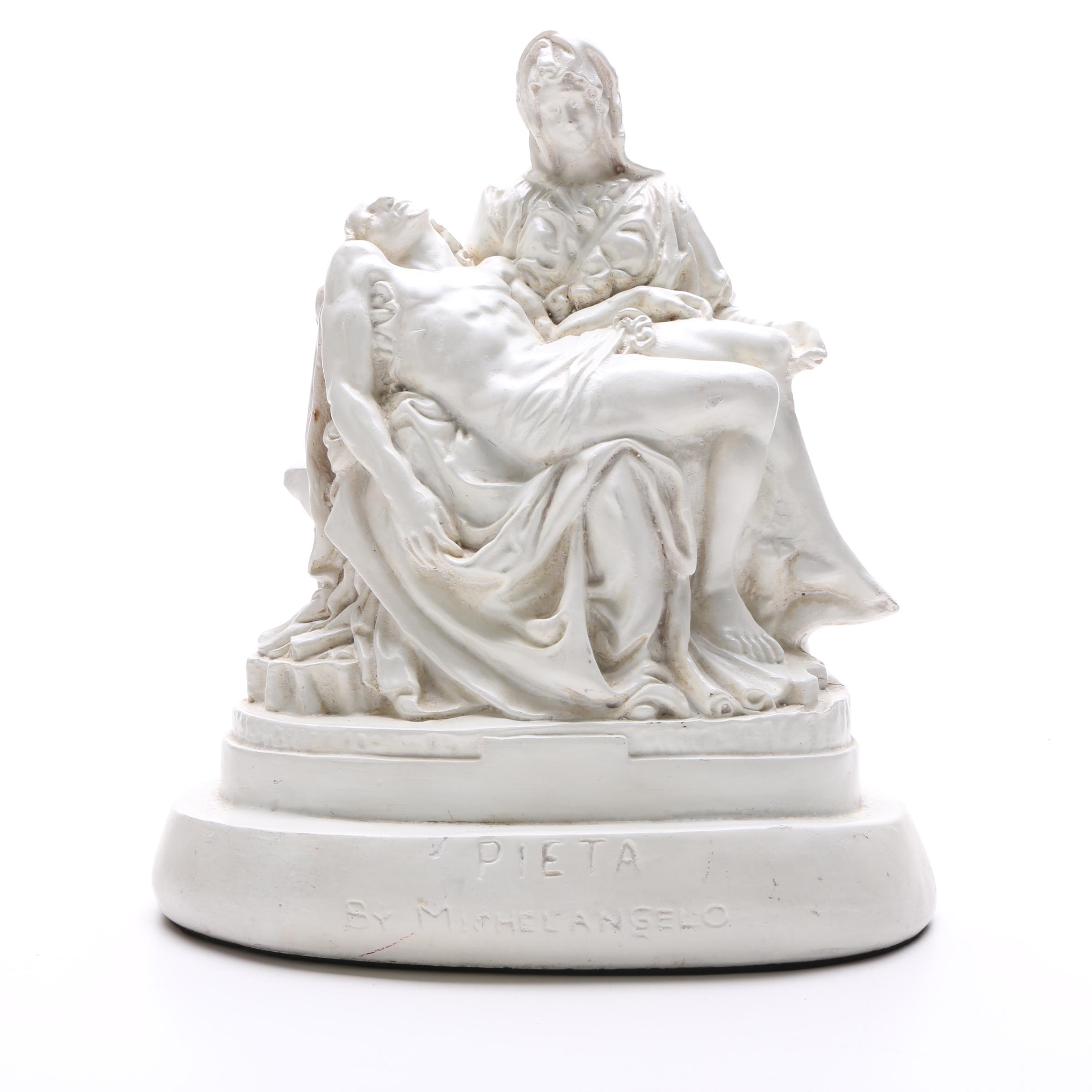 Ceramic Reproduction of "Pietà" by Michelangelo | EBTH