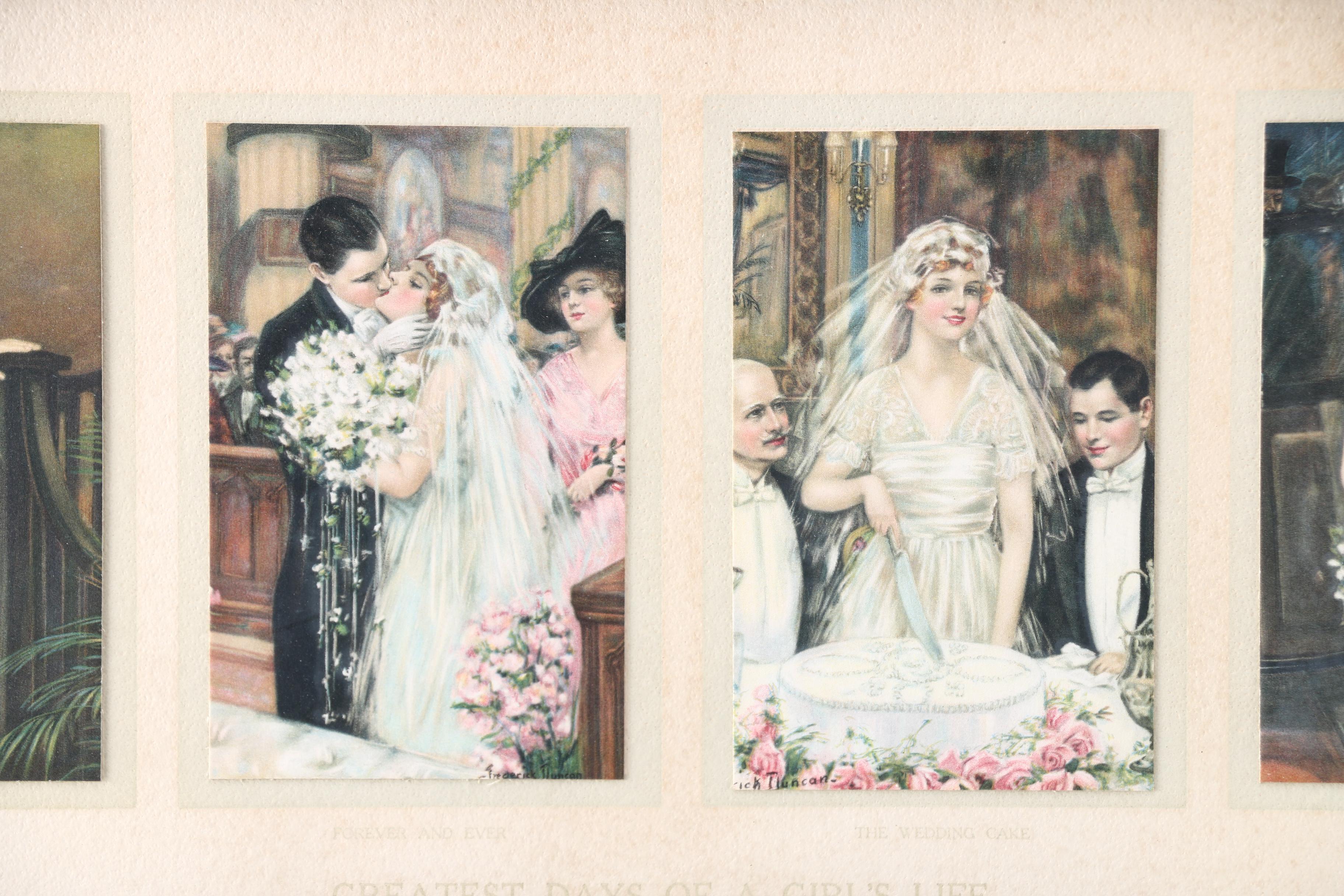 Frederick Duncan Vintage Chromolithographs "Greatest Days of a Girl's ...