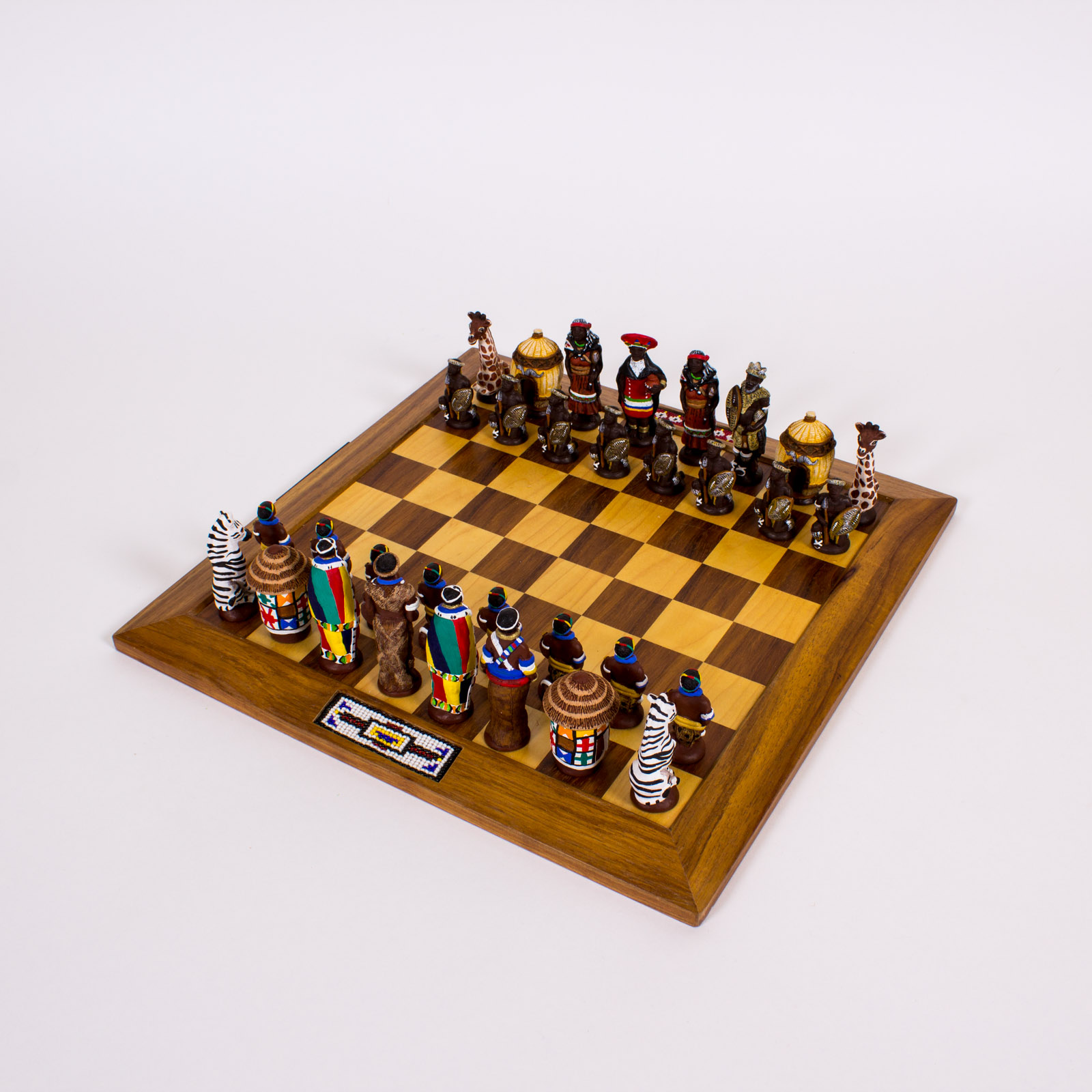 Tribal Heritage Collection Zulu & Ndebele Chess Set | EBTH