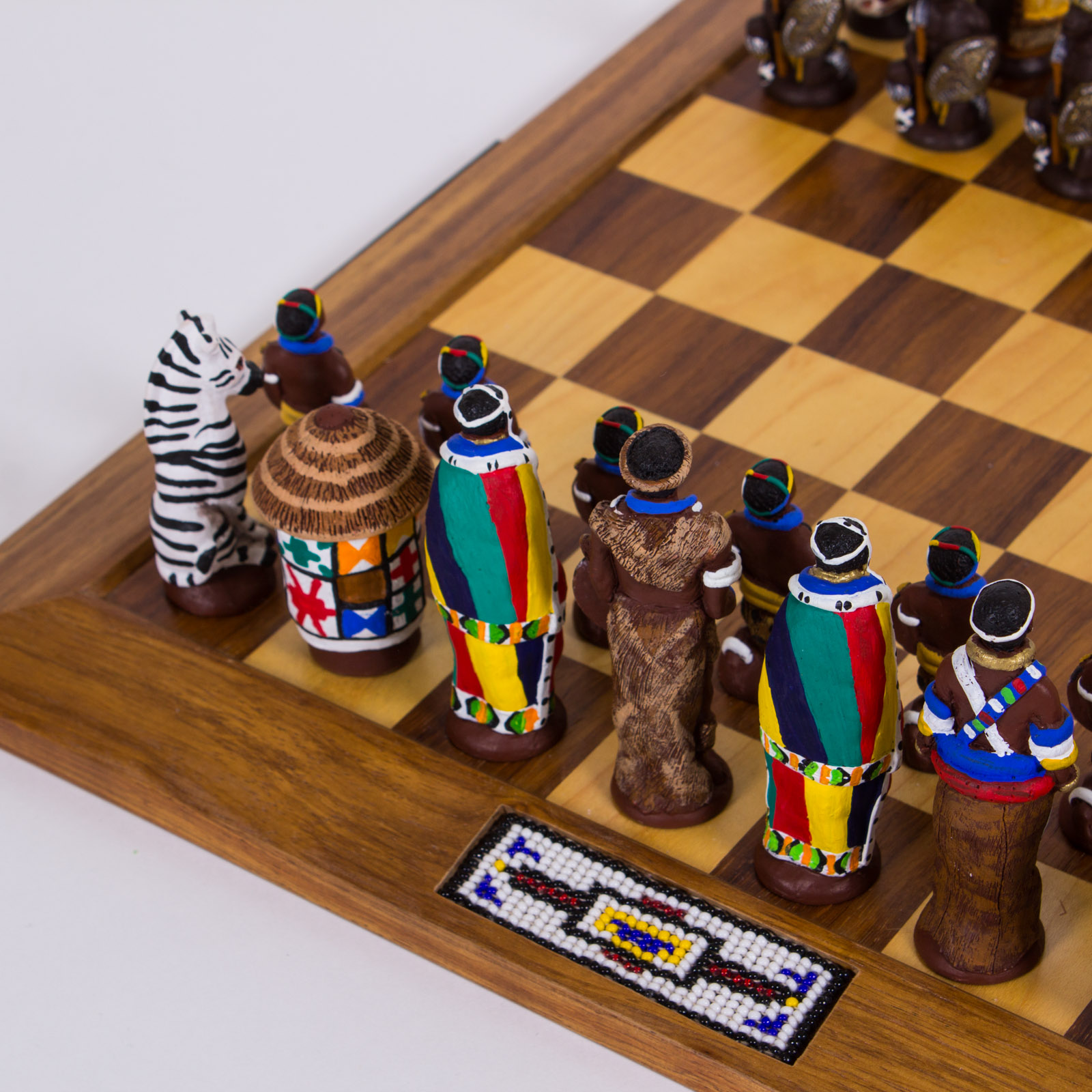 Tribal Heritage Collection Zulu & Ndebele Chess Set | EBTH