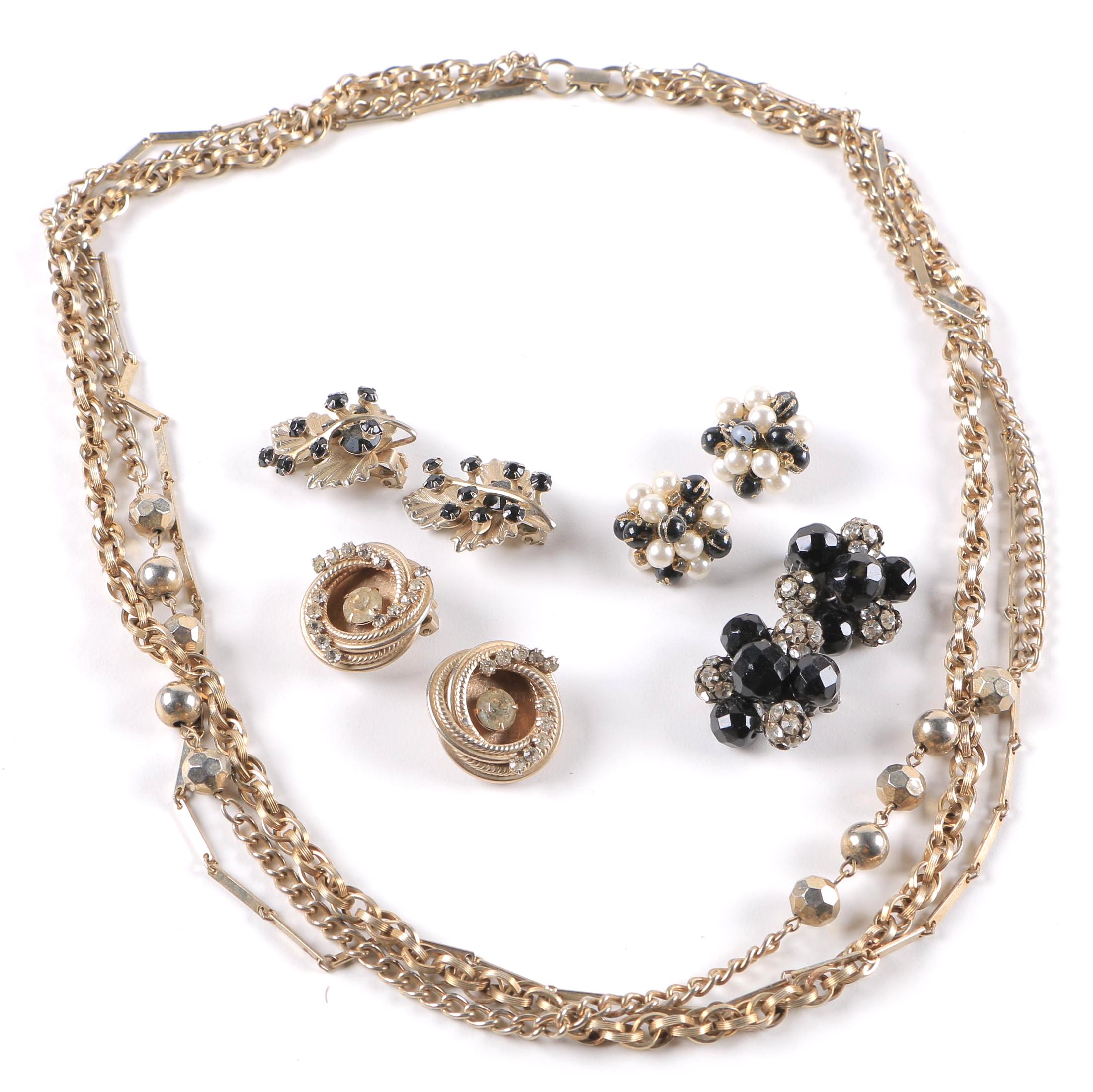 Gold Tone Costume Jewelry | EBTH