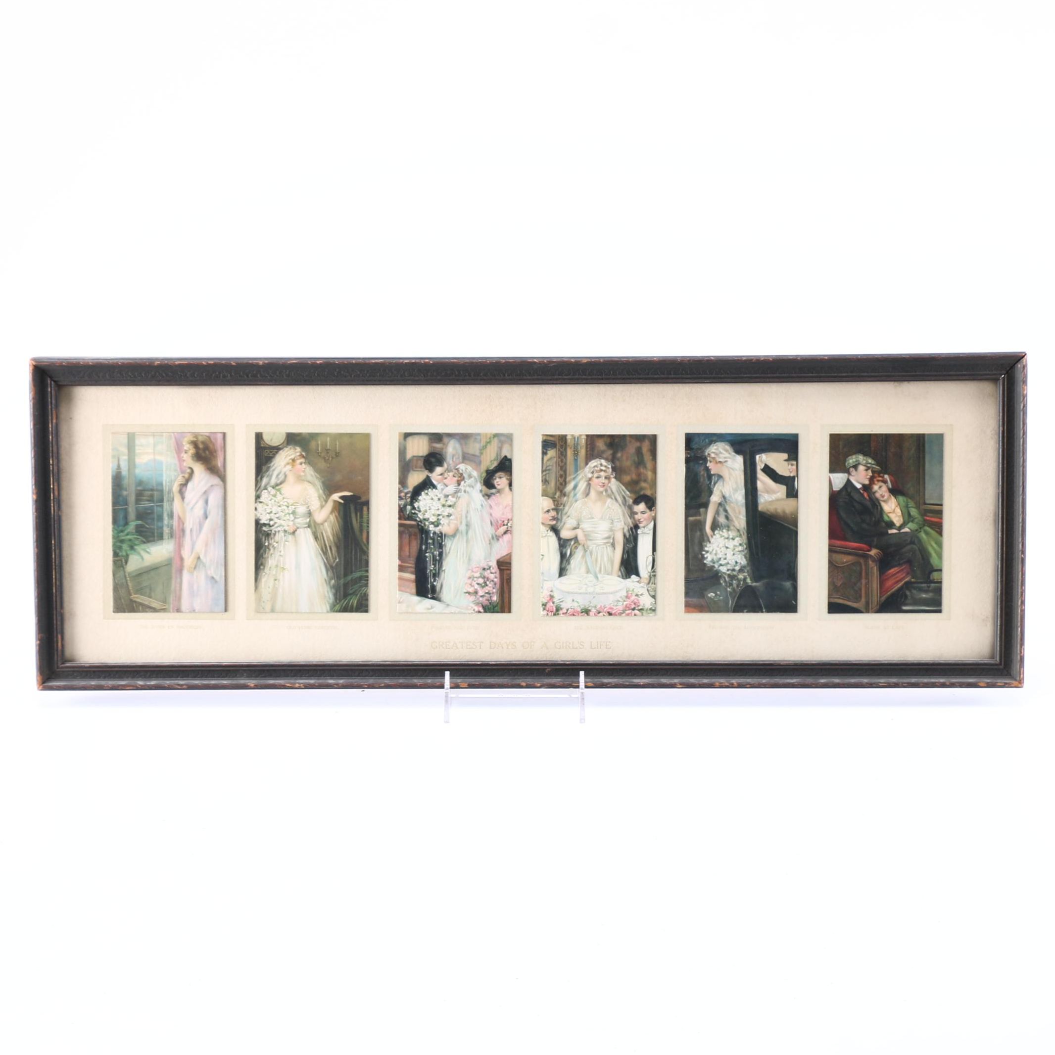 Frederick Duncan Vintage Chromolithographs "Greatest Days of a Girl's ...