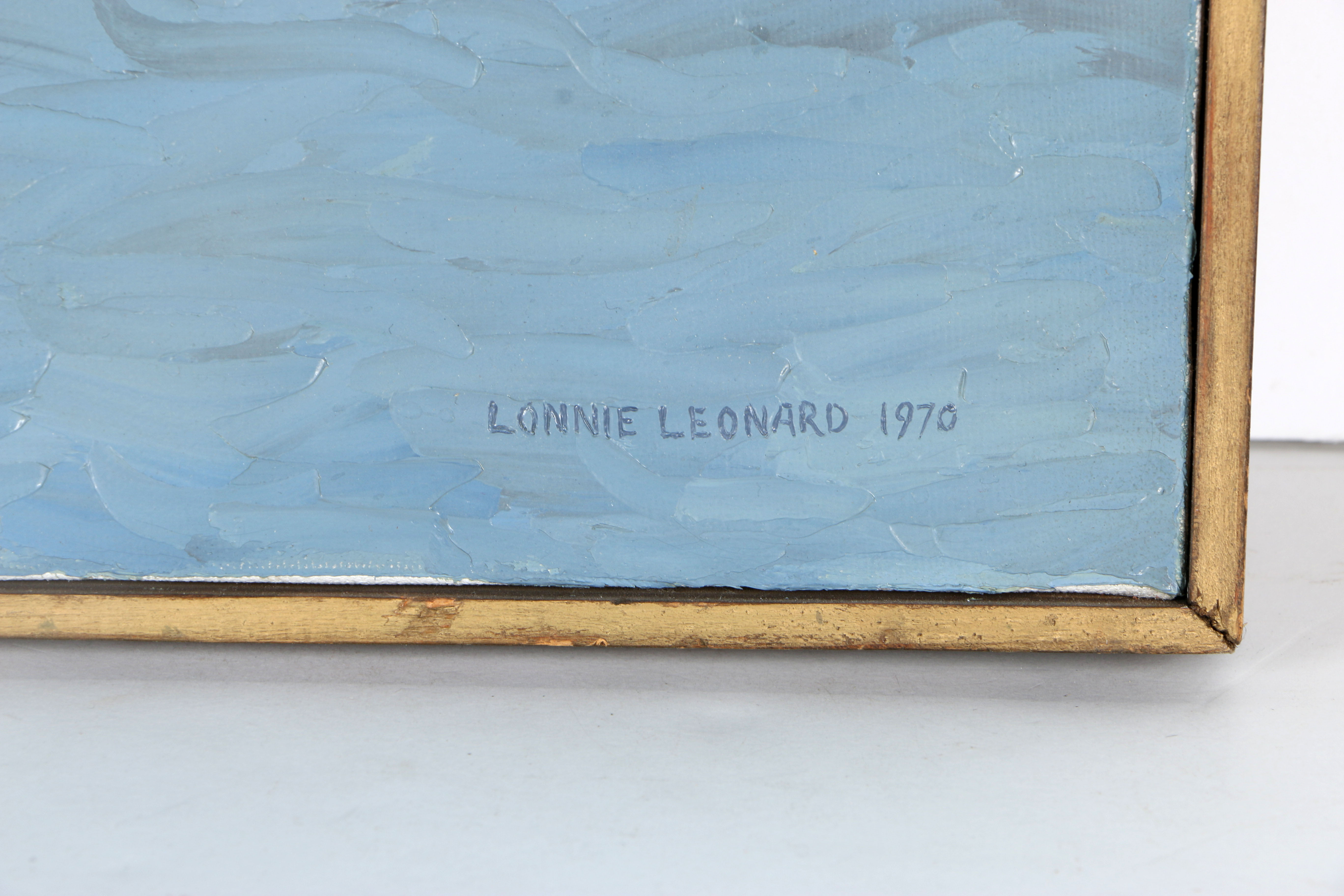 Lonnie Leonard Oil Painting on Canvas Seascape | EBTH