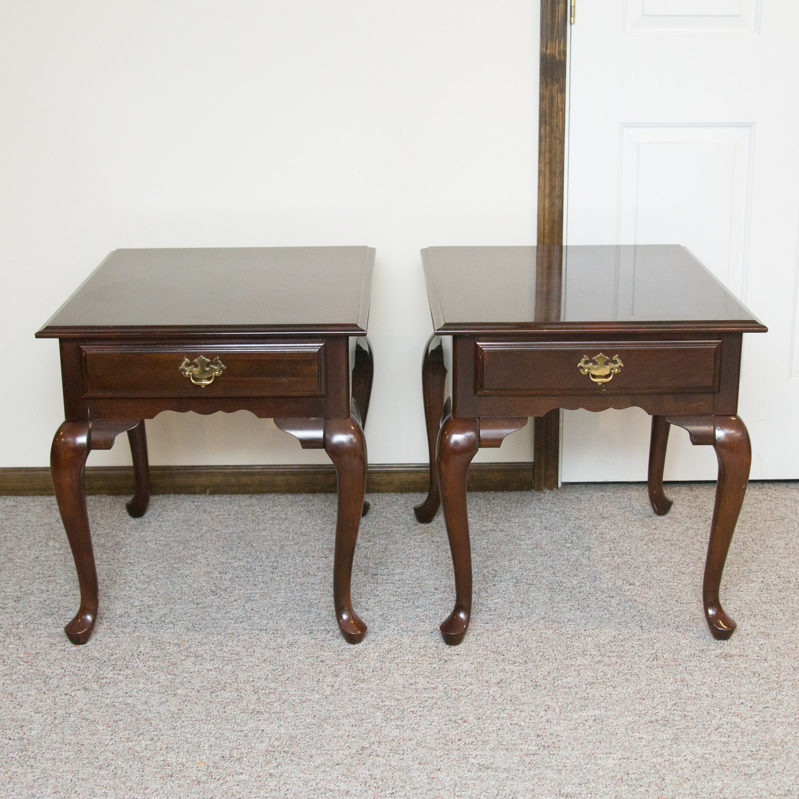 Kincaid Wooden End Tables | EBTH