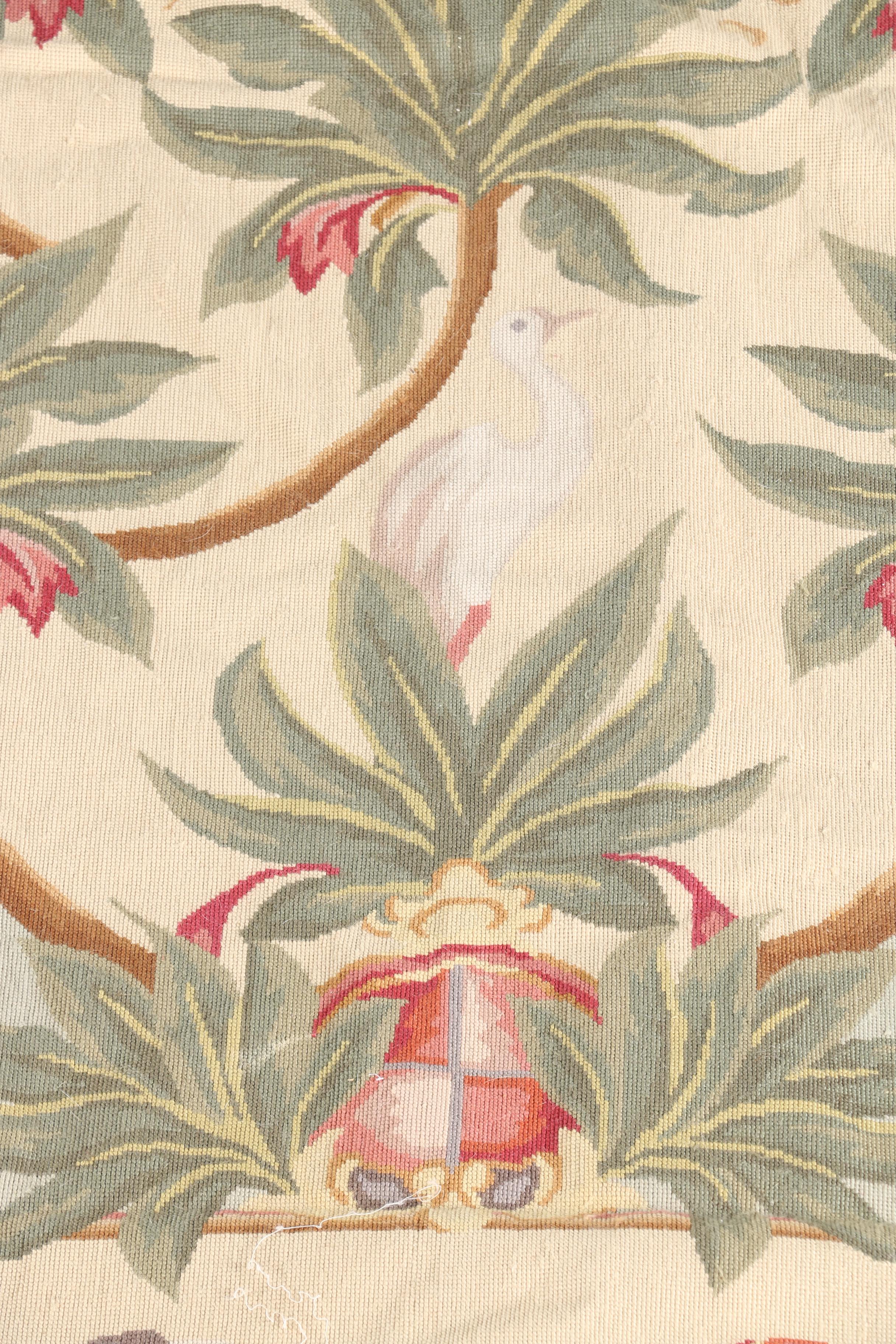 Hand-Knotted Pictorial Monkey Themed Area Rug | EBTH