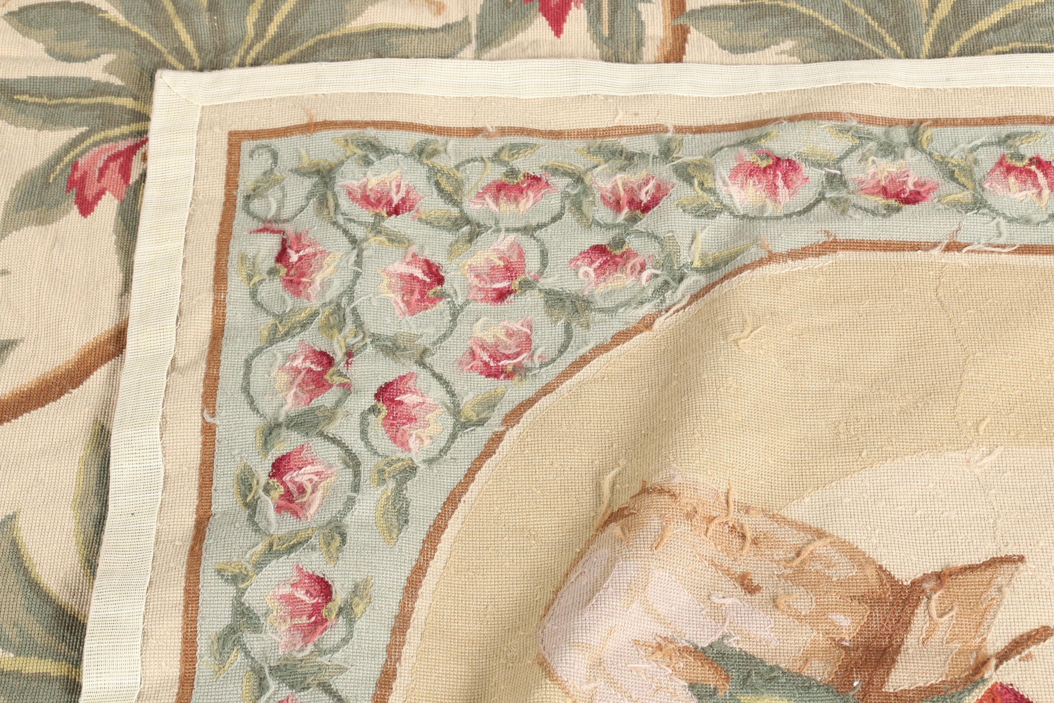 Hand-Knotted Pictorial Monkey Themed Area Rug | EBTH