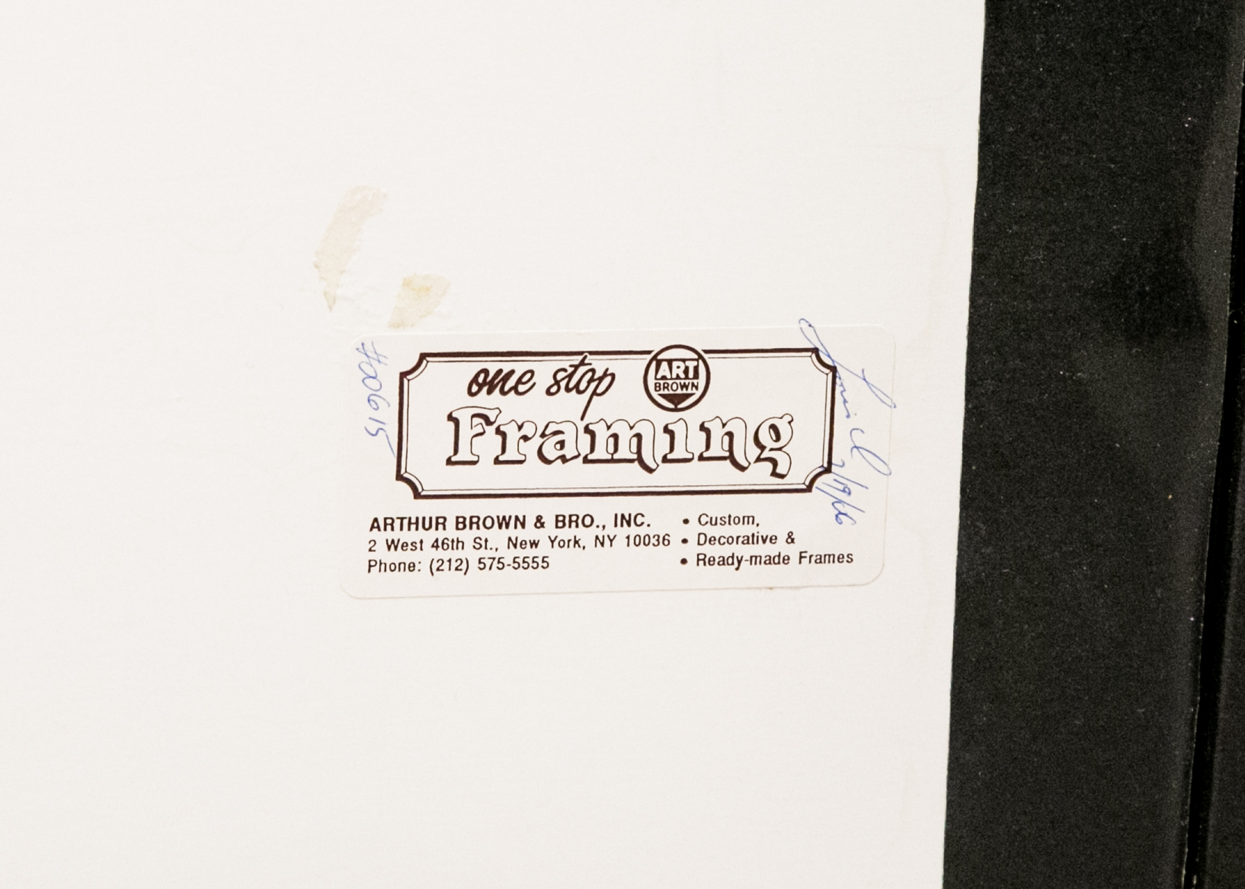 Framed "Pulp & Paper Mills" Map | EBTH