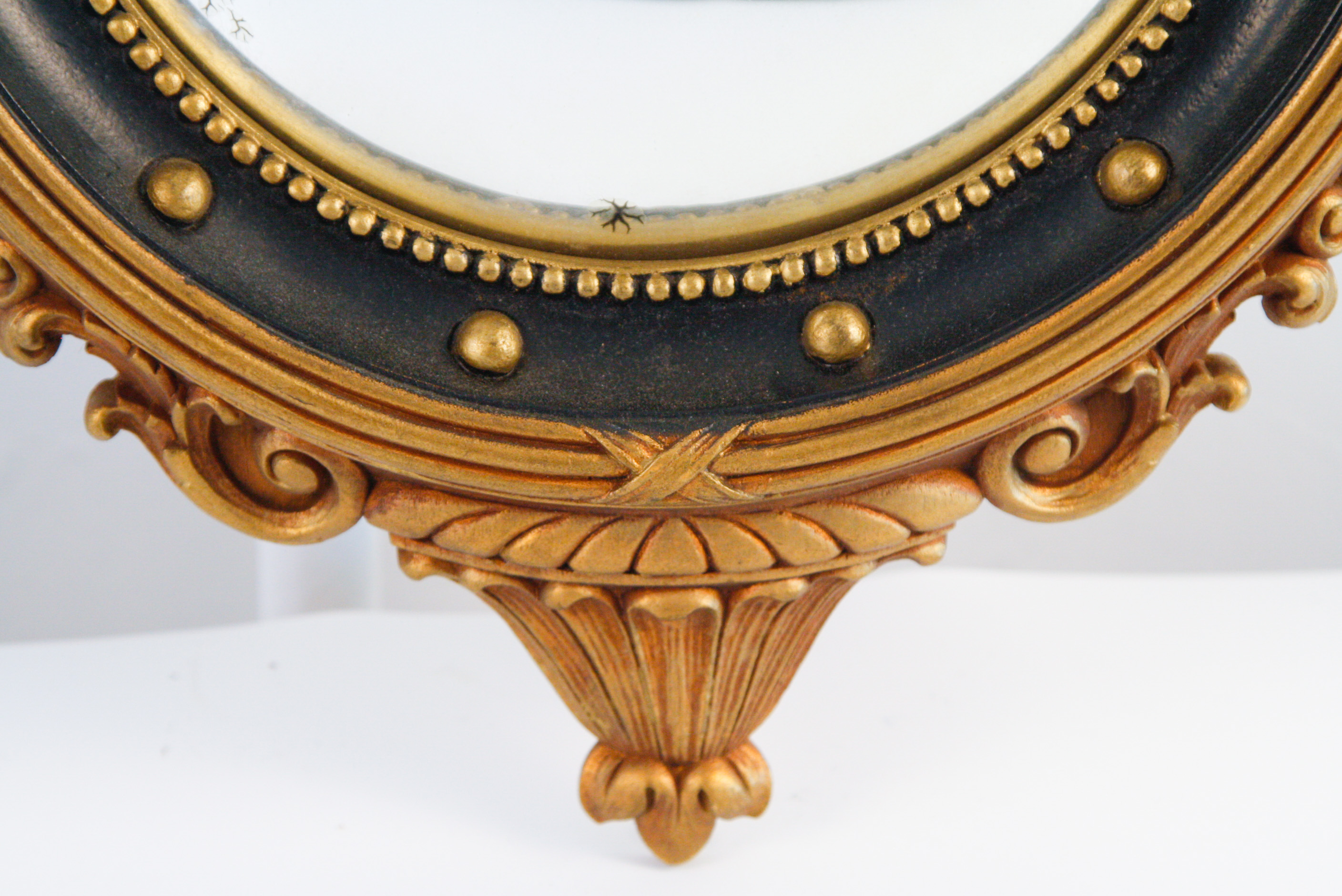 Syroco Wood Federal Style Convex Mirror | EBTH