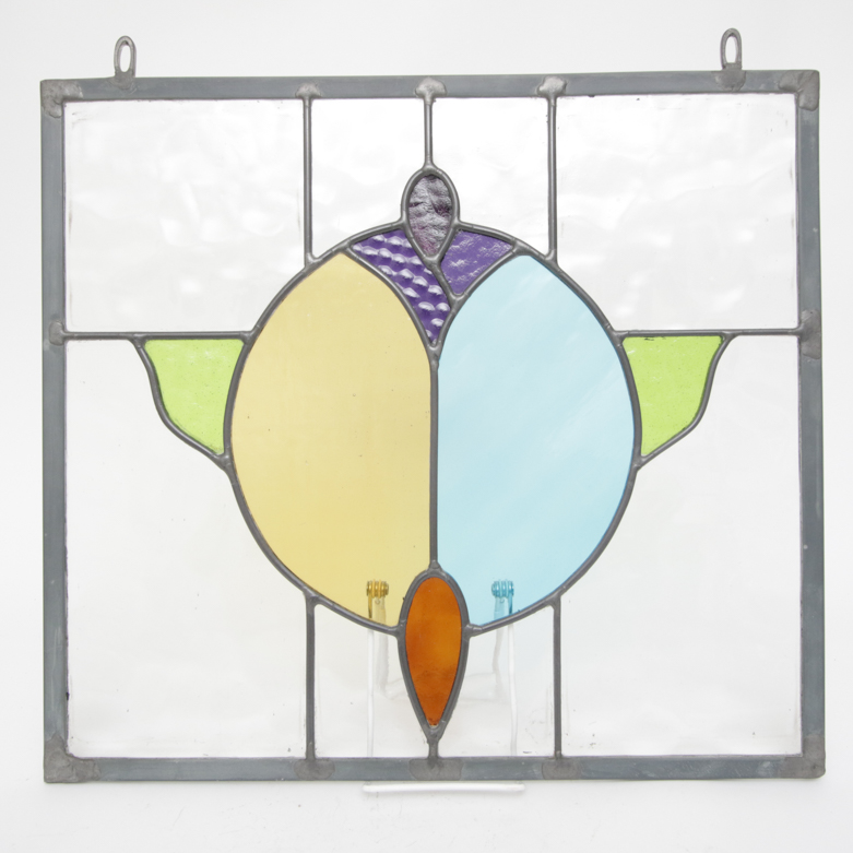 Two Stained Glass Window Panes | EBTH