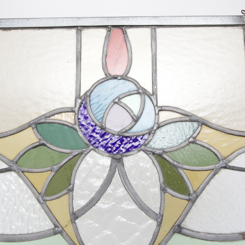 Two Stained Glass Window Panes | EBTH