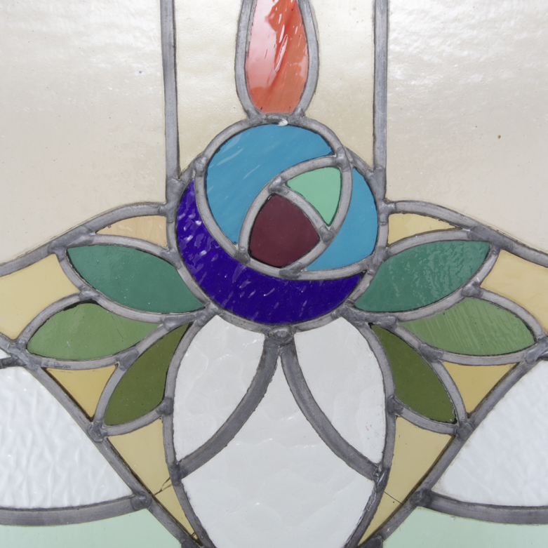 Two Stained Glass Window Panes | EBTH
