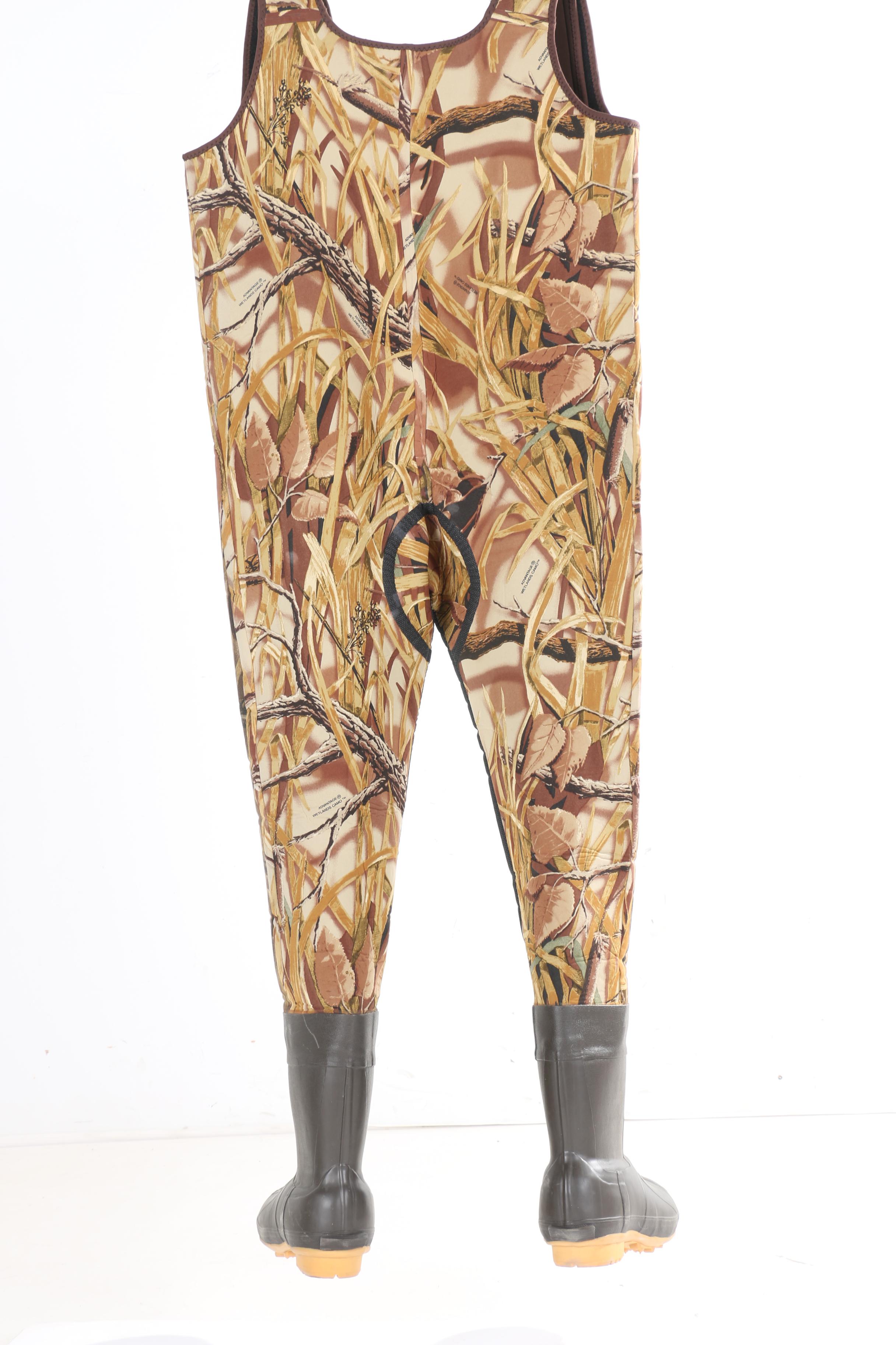 Cabela's Wetlands Camouflage Overalls and Boots | EBTH