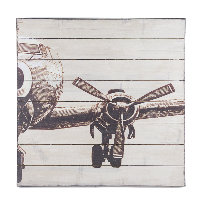 Pottery Barn Planked Airplane Panels | EBTH