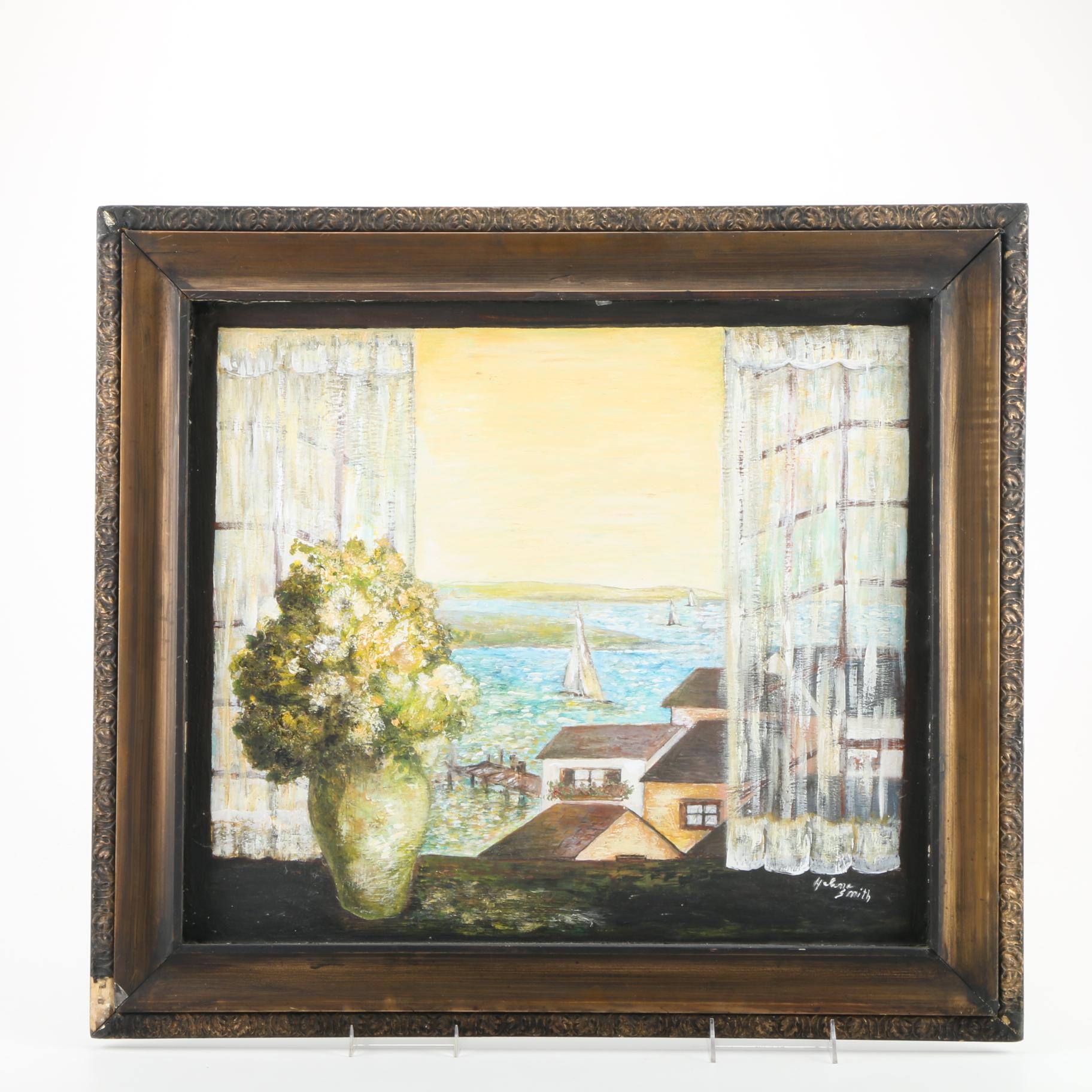 Helene Smith Original Fresco on Board | EBTH