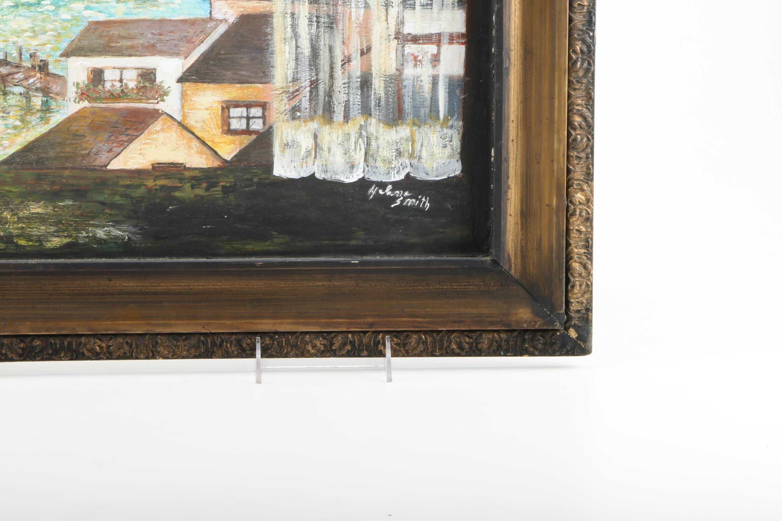 Helene Smith Original Fresco on Board | EBTH