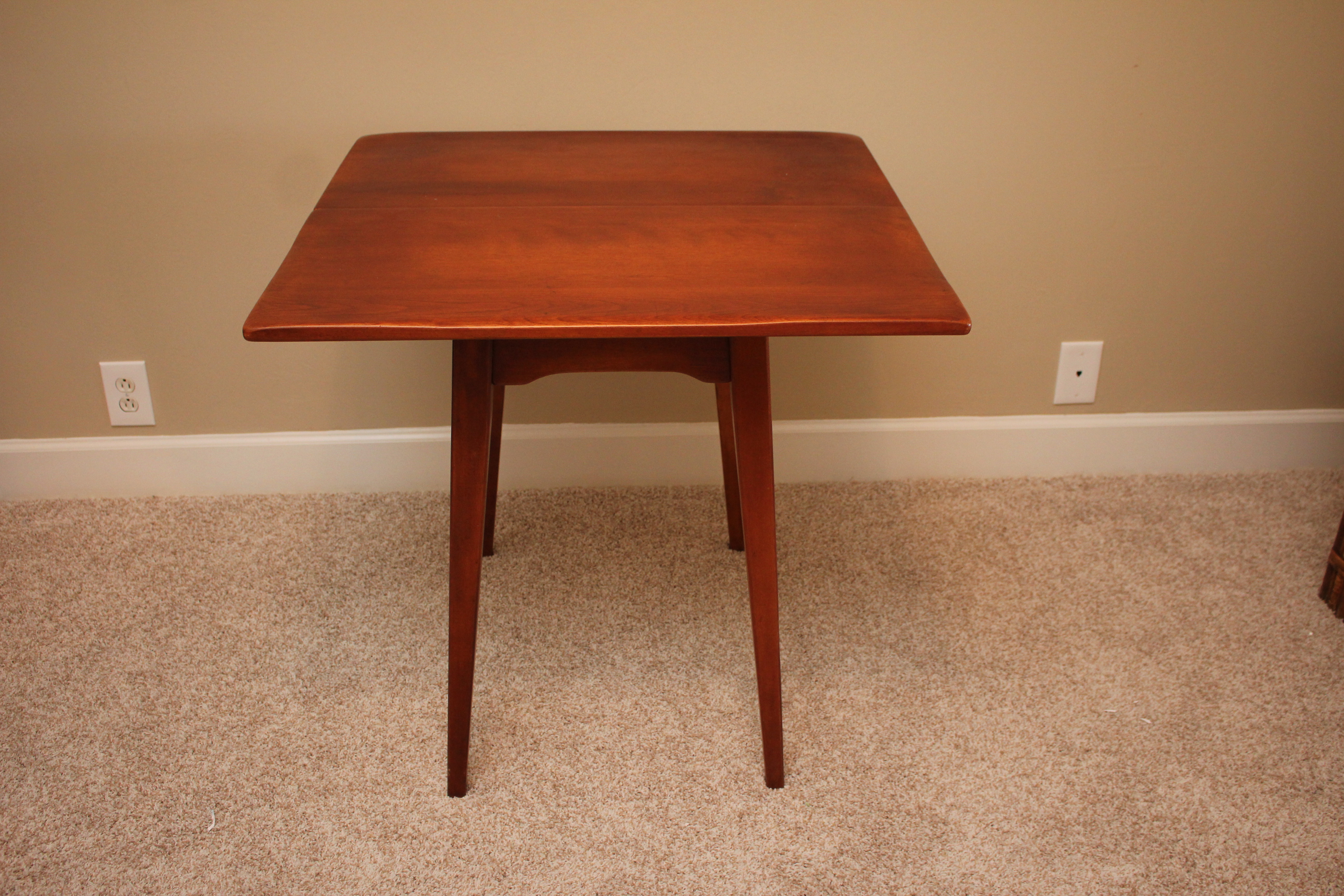 Cherry Flip-Top Game Table by Cushman Colonial | EBTH