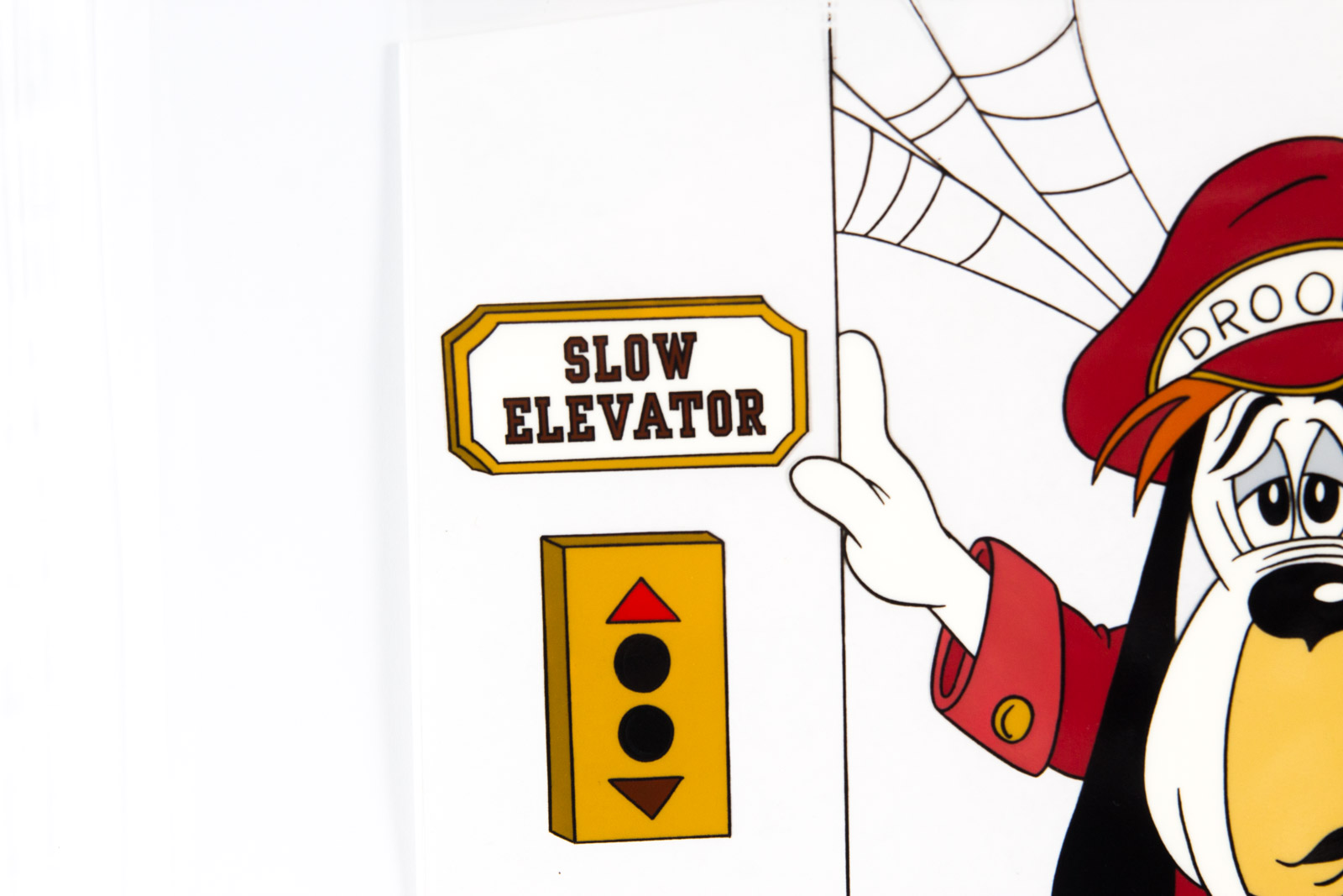 Hand Painted "Droopy Going Up" Animation Cel | EBTH