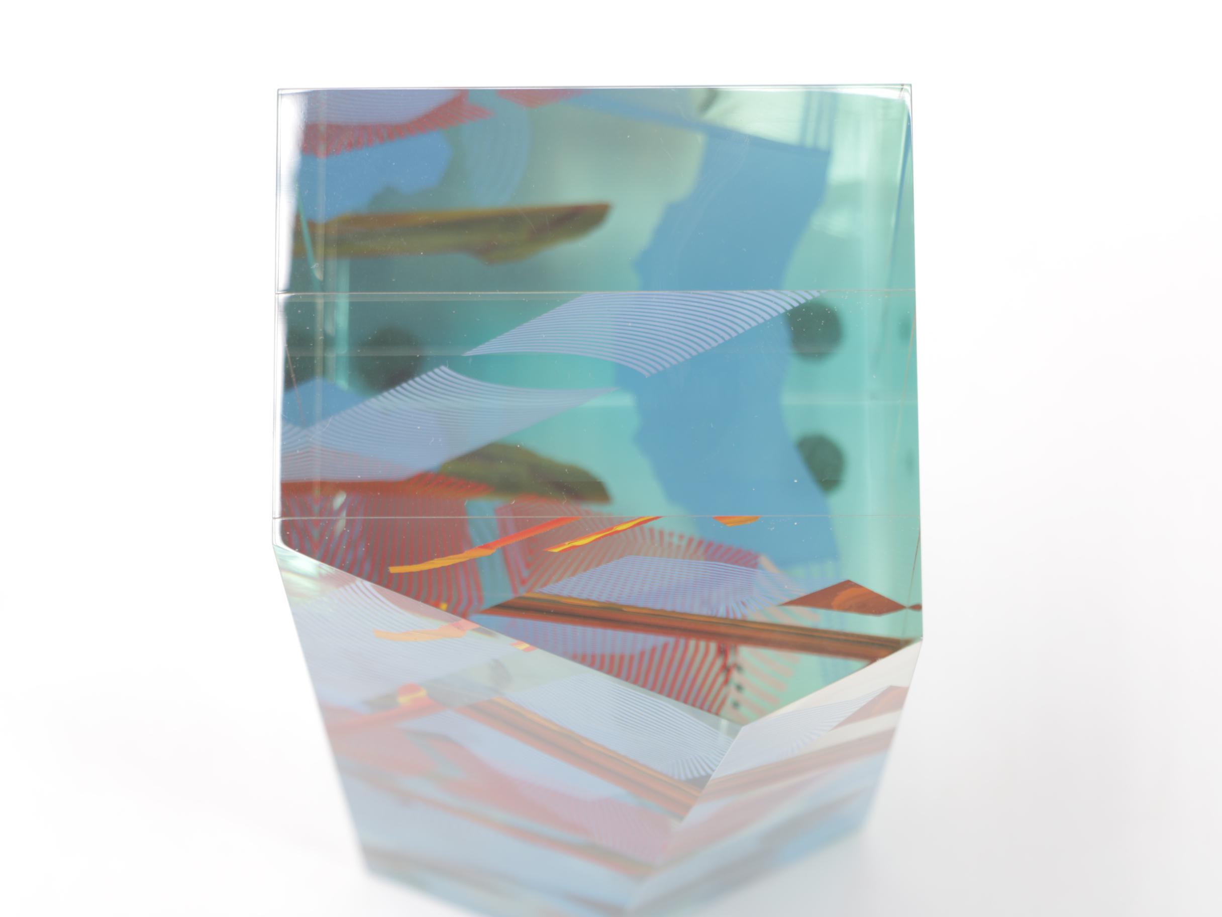 Signed Jan Fisar Art Glass Sculpture | EBTH