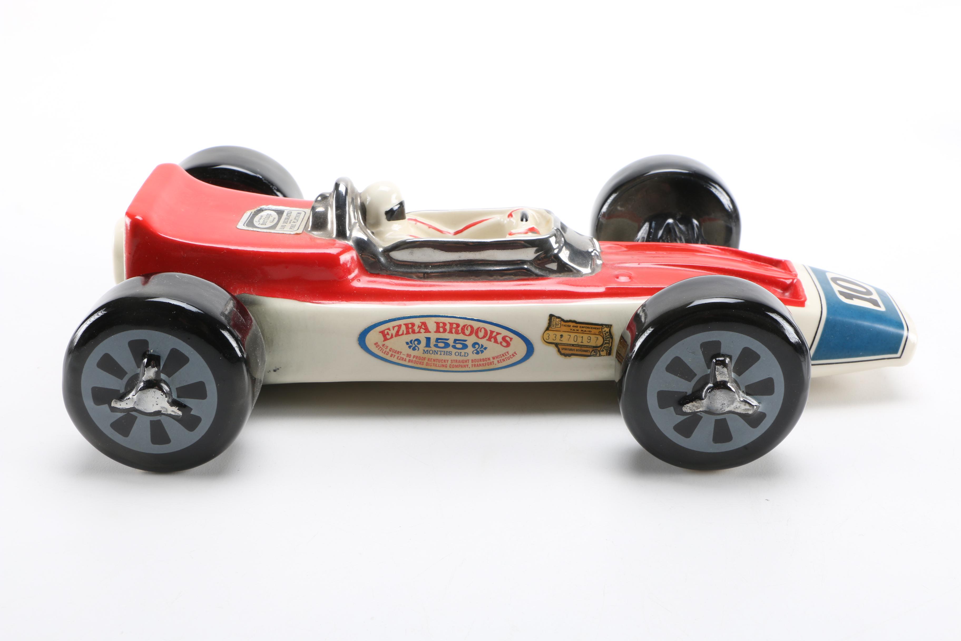 Ezra Brooks Race Car Decanters | EBTH