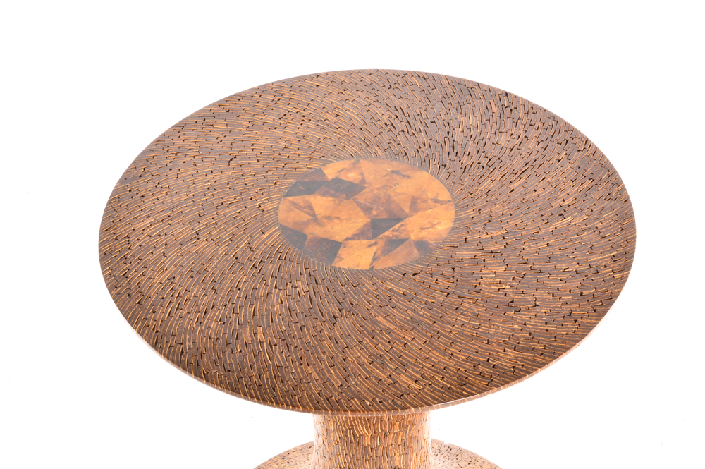 Wood Chip Pattern Tulip Table | EBTH