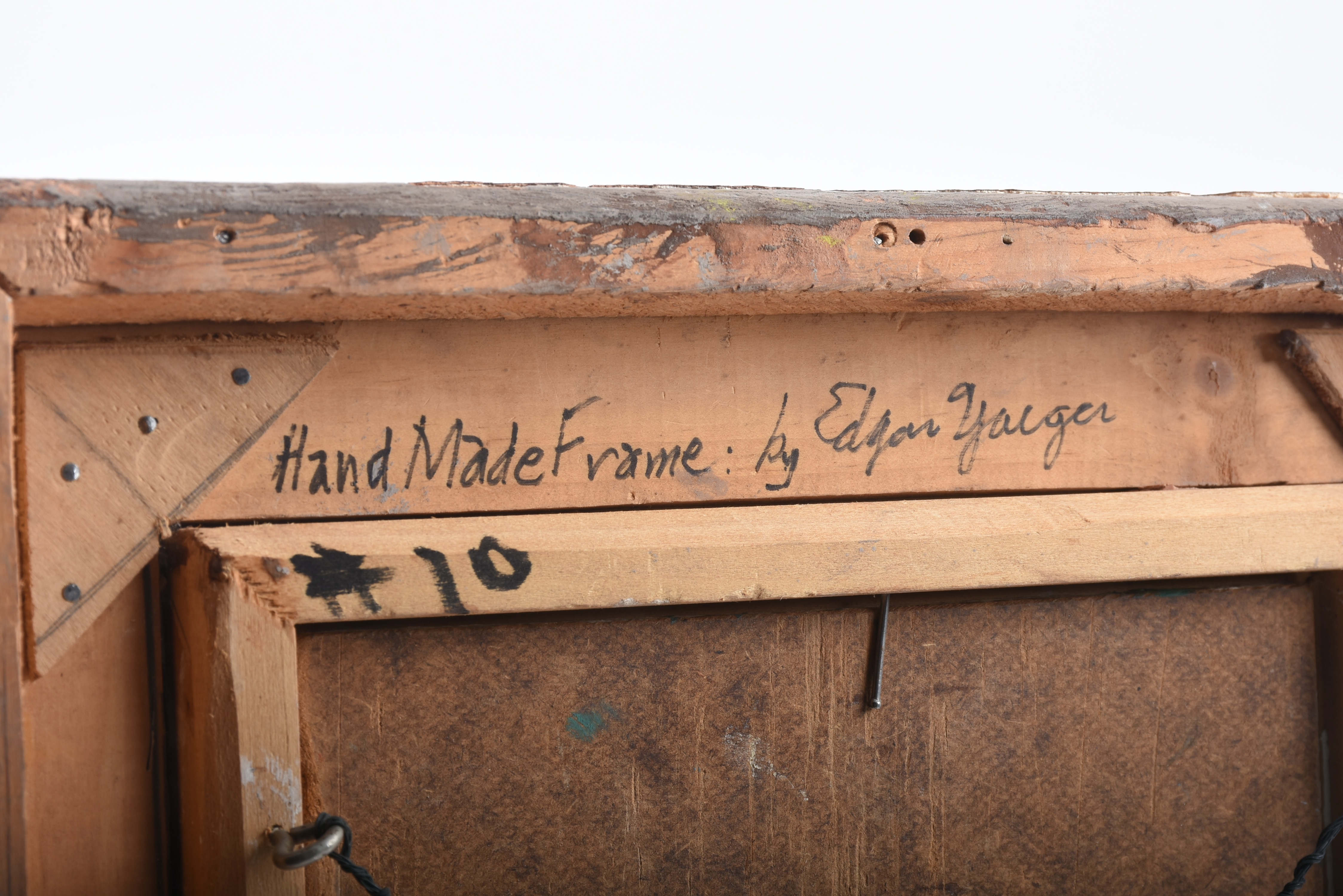 Edgar Yaeger Abstract Oil Painting on Board | EBTH