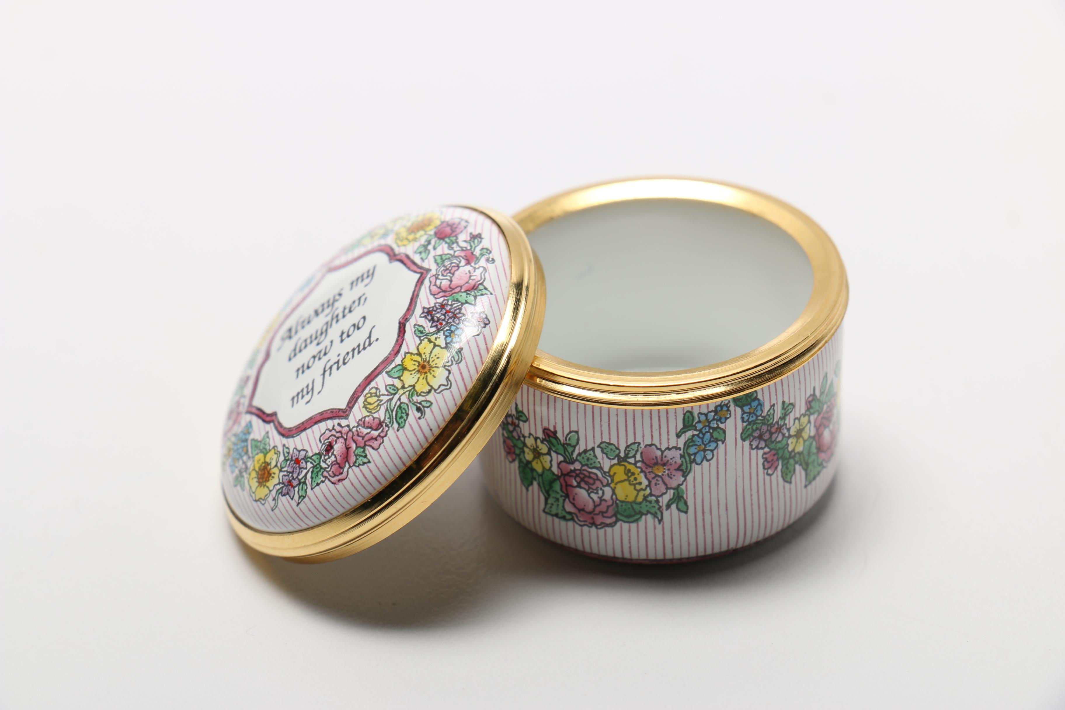 Halcyon Enamel Boxes | EBTH